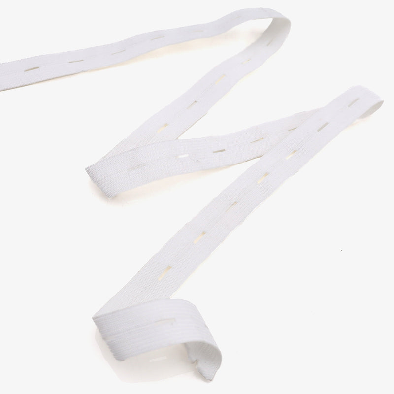 Buttonhole Elastic Adjustable Flat Sewing Band for Dressmaking and Chi ...