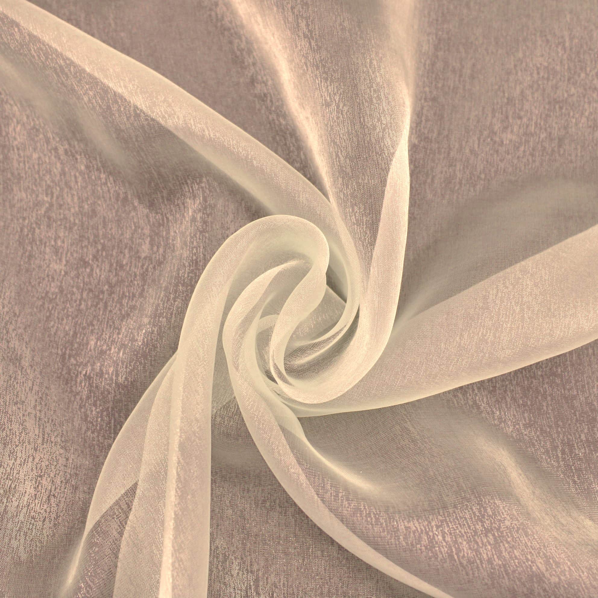 Crystal Glitter Sheer Organza - Light Yellow – Lullabee Fabrics