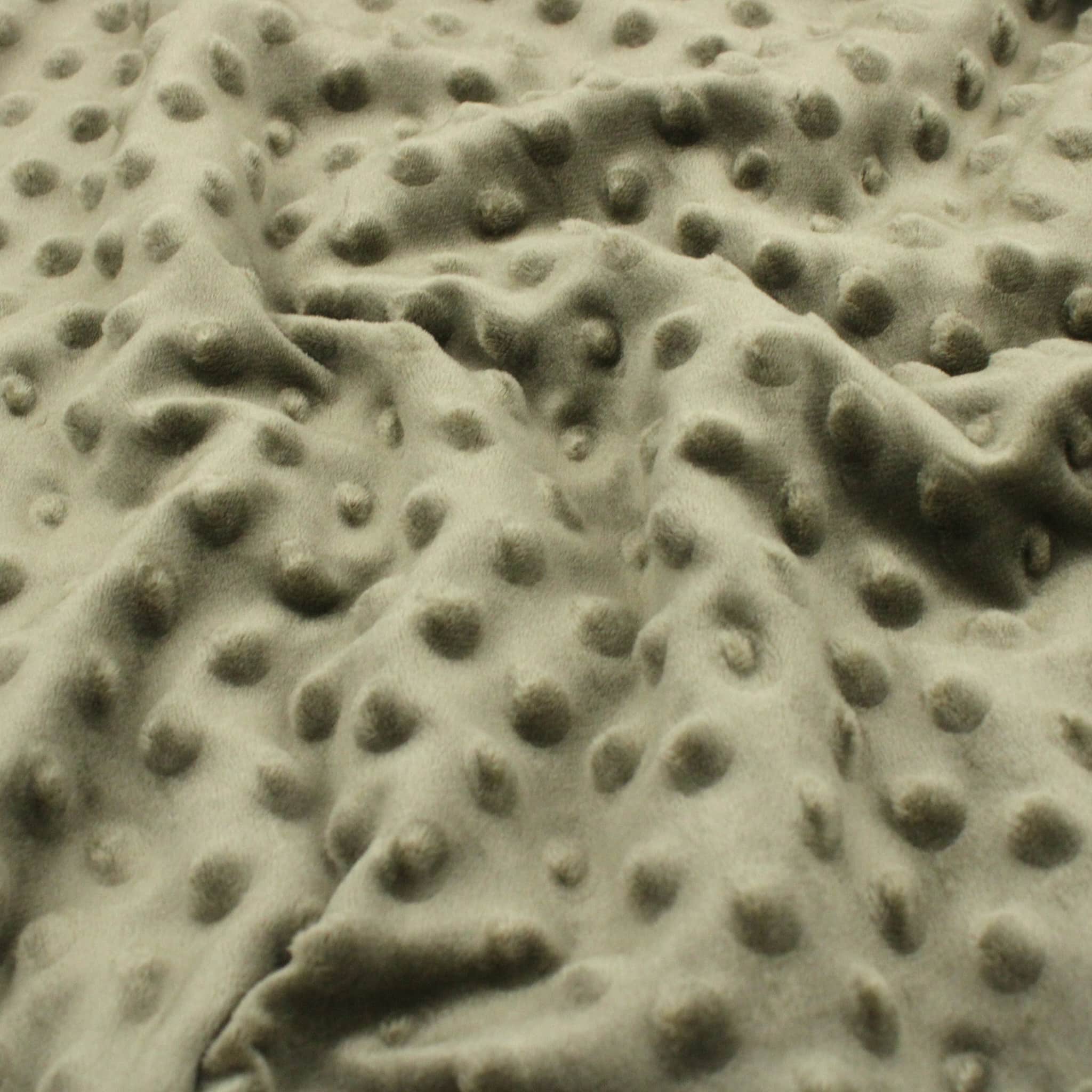 Dimple Dot Soft Fleece Fabric - Khaki Green – Lullabee Fabrics