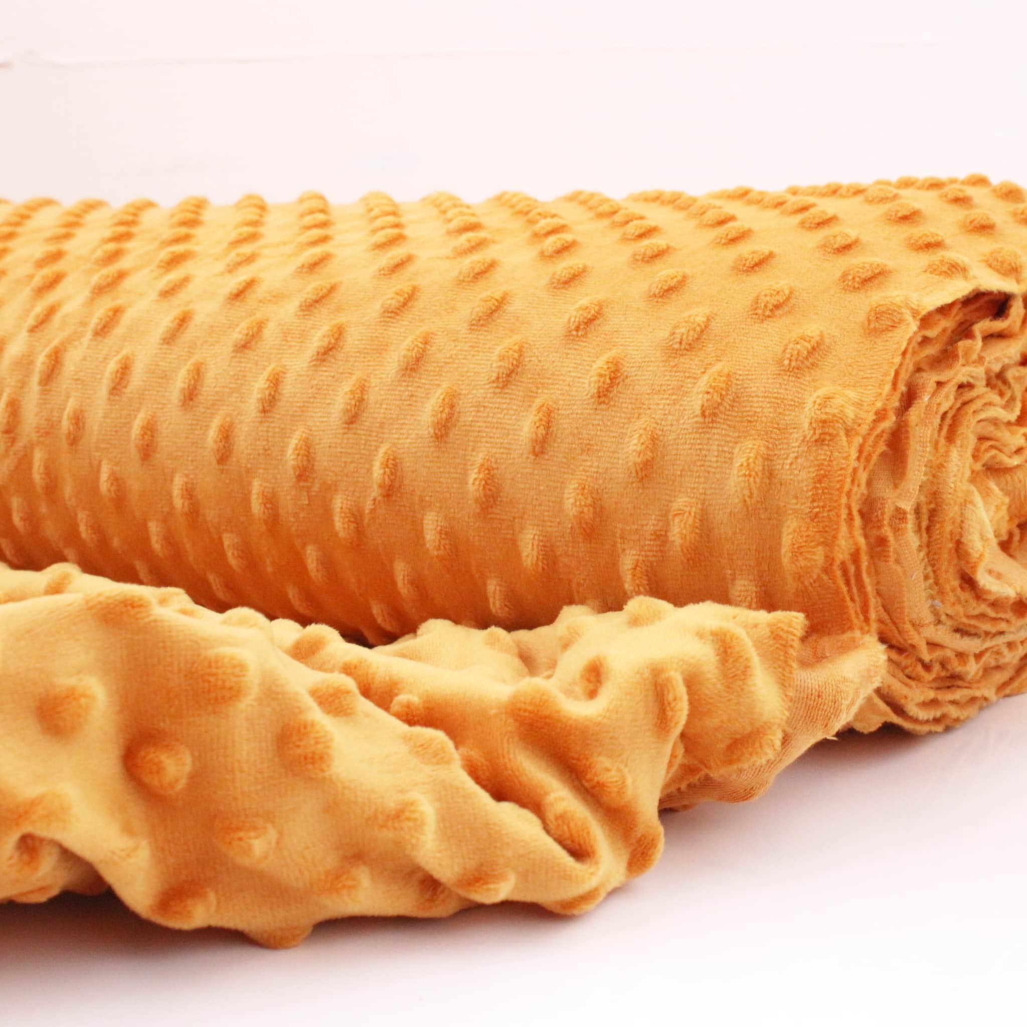 Dimple Dot Soft Fleece Fabric - Ochre – Lullabee Fabrics