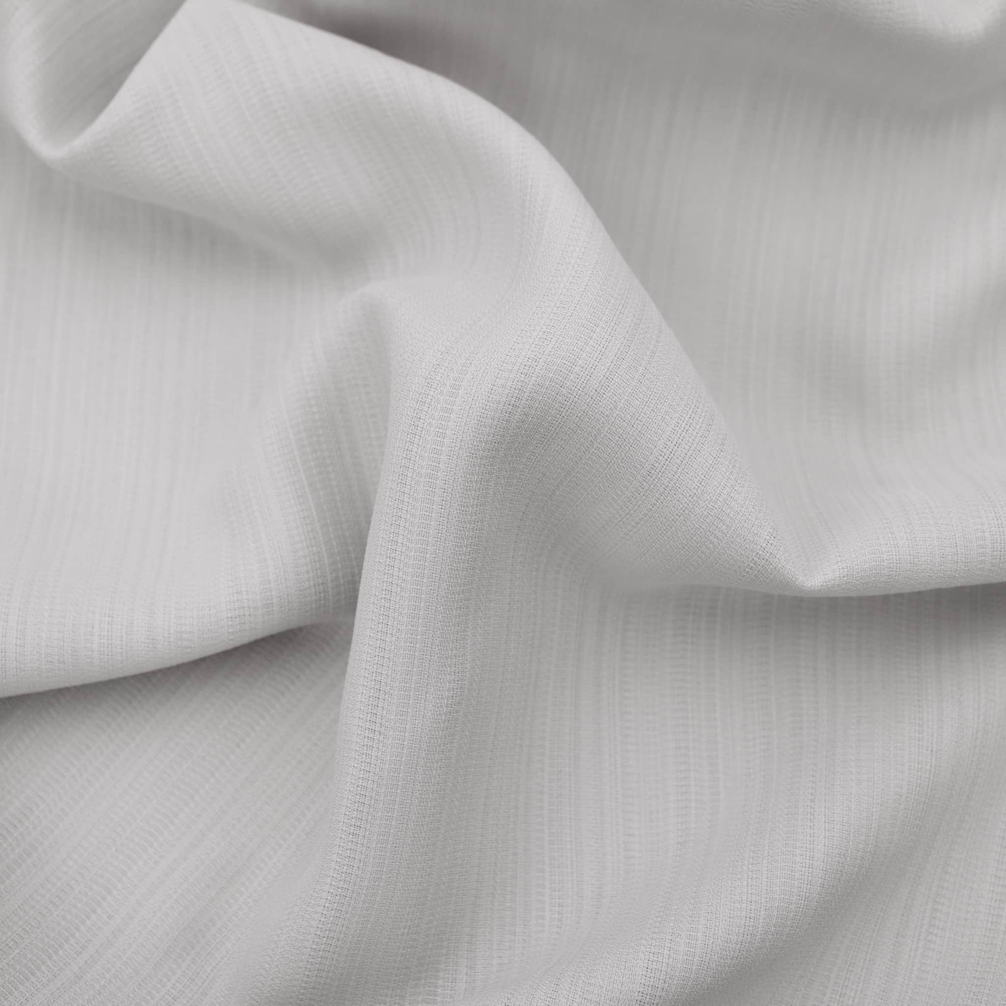 Dora Window Opaque Voile Wide Width - Grey Striped – Lullabee Fabrics