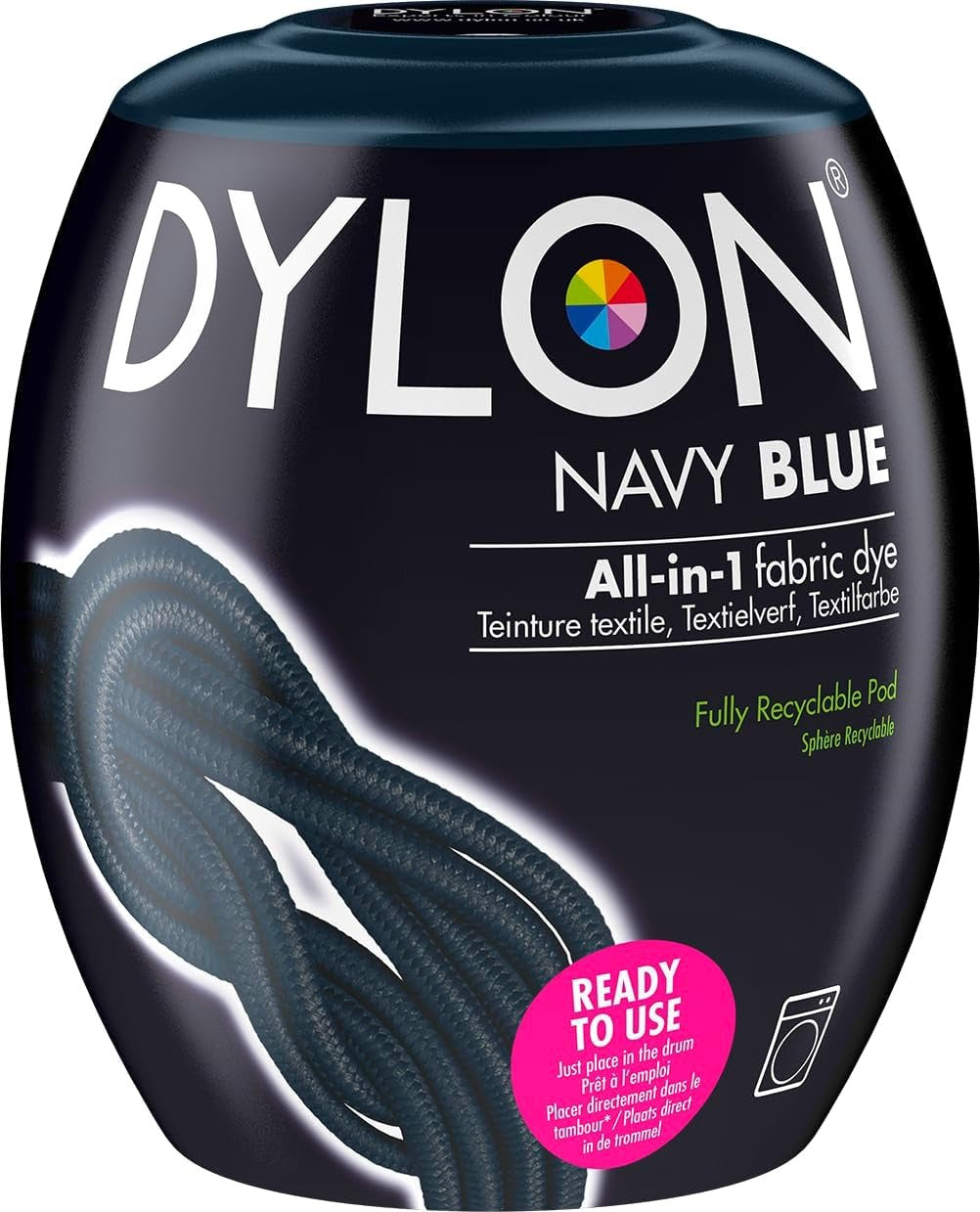 Dylon Washing Machine Fabric Dye Pods: Restore & Revive Clothes - Navy ...