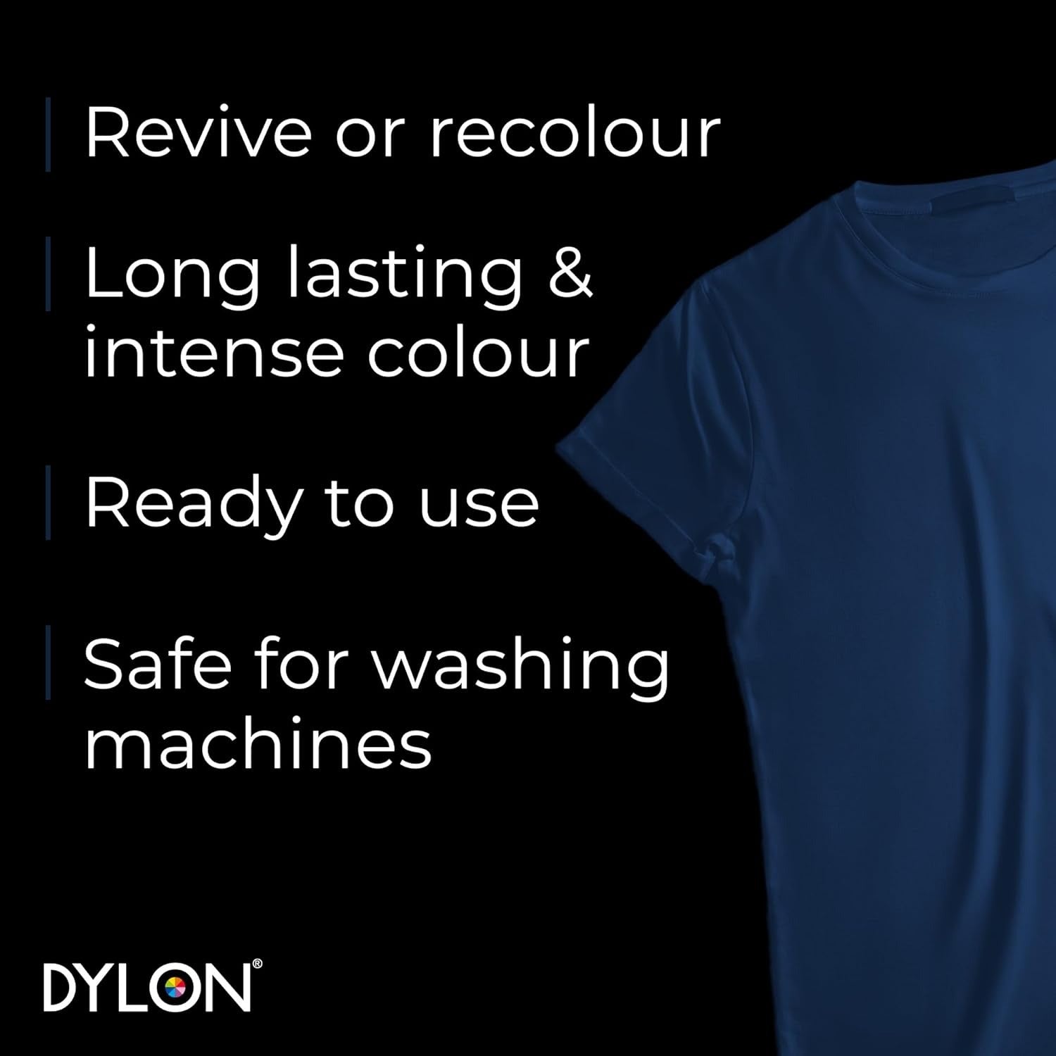 Dylon Washing Machine Fabric Dye Pods: Restore & Revive Clothes - Navy – Lullabee Fabrics