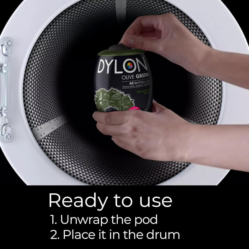 Dylon Washing Machine Fabric Dye Pods: Restore & Revive Clothes - Oliv ...