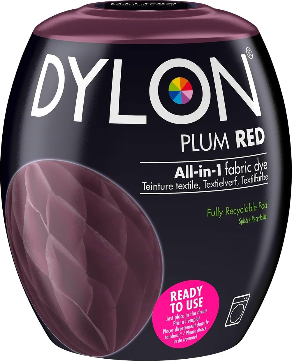 Dylon Washing Machine Fabric Dye Pods: Restore & Revive Clothes - Plum ...