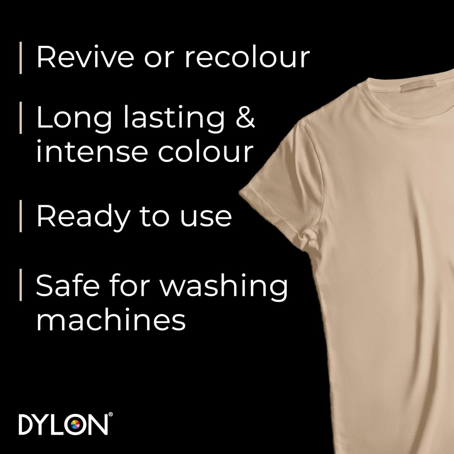 Dylon Washing Machine Fabric Dye Pods: Restore & Revive Clothes - Sand ...