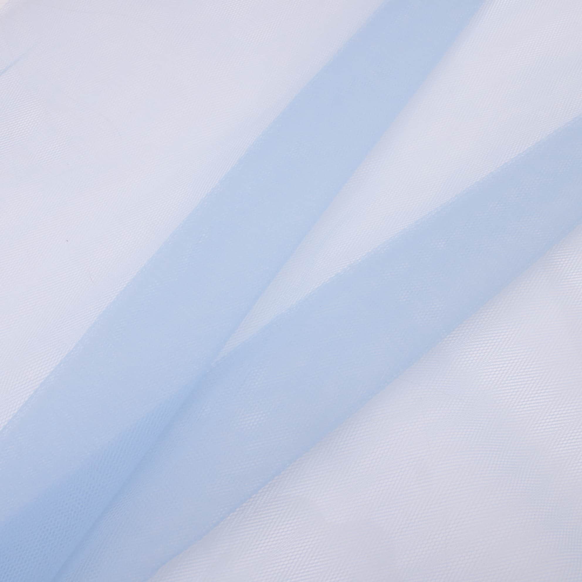 Gemma Mesh Dress Net Tulle Flare Free Fabric - Sky Blue – Lullabee Fabrics