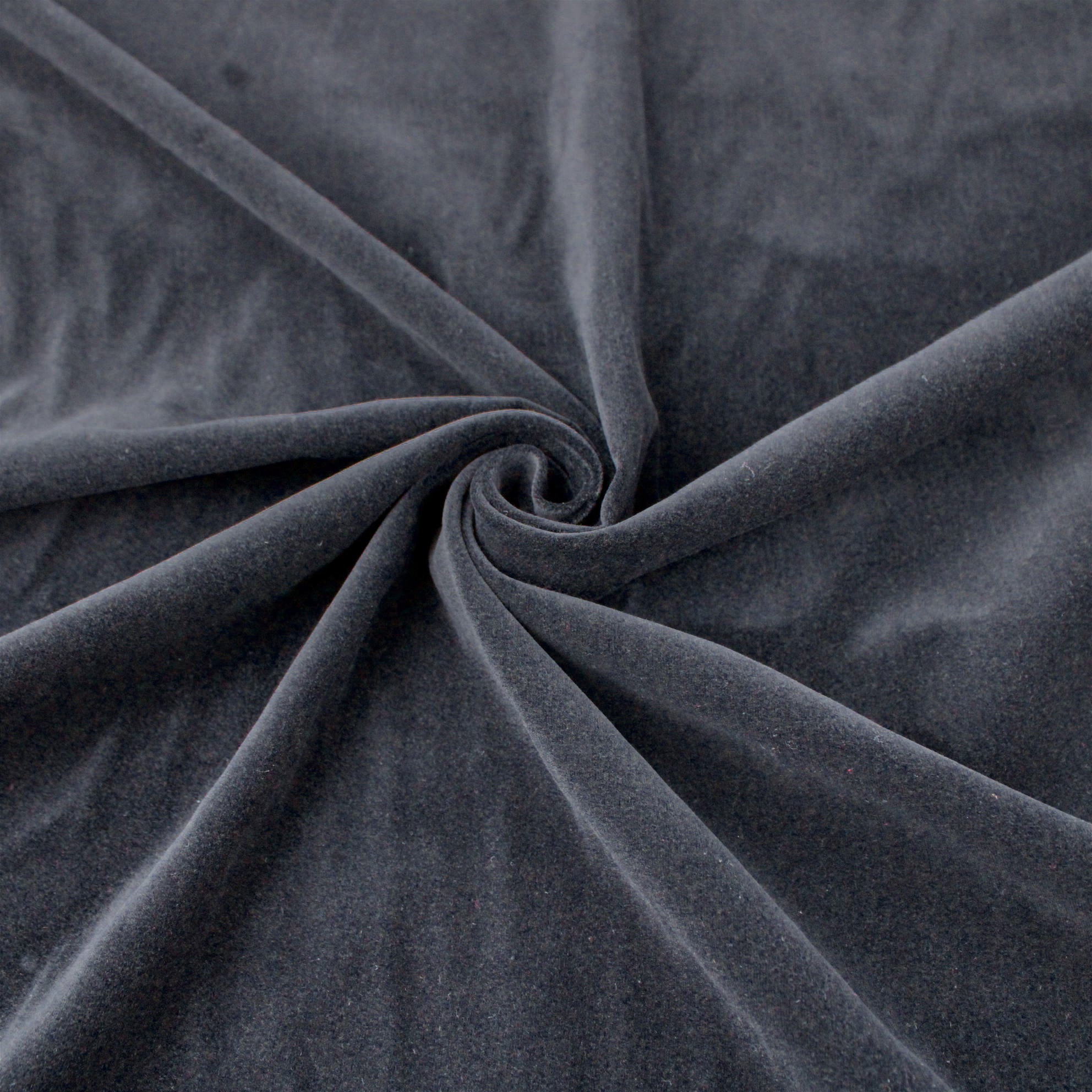 Genoa Pure 100% Cotton Velvet Upholstery Fabric - Black – Lullabee Fabrics