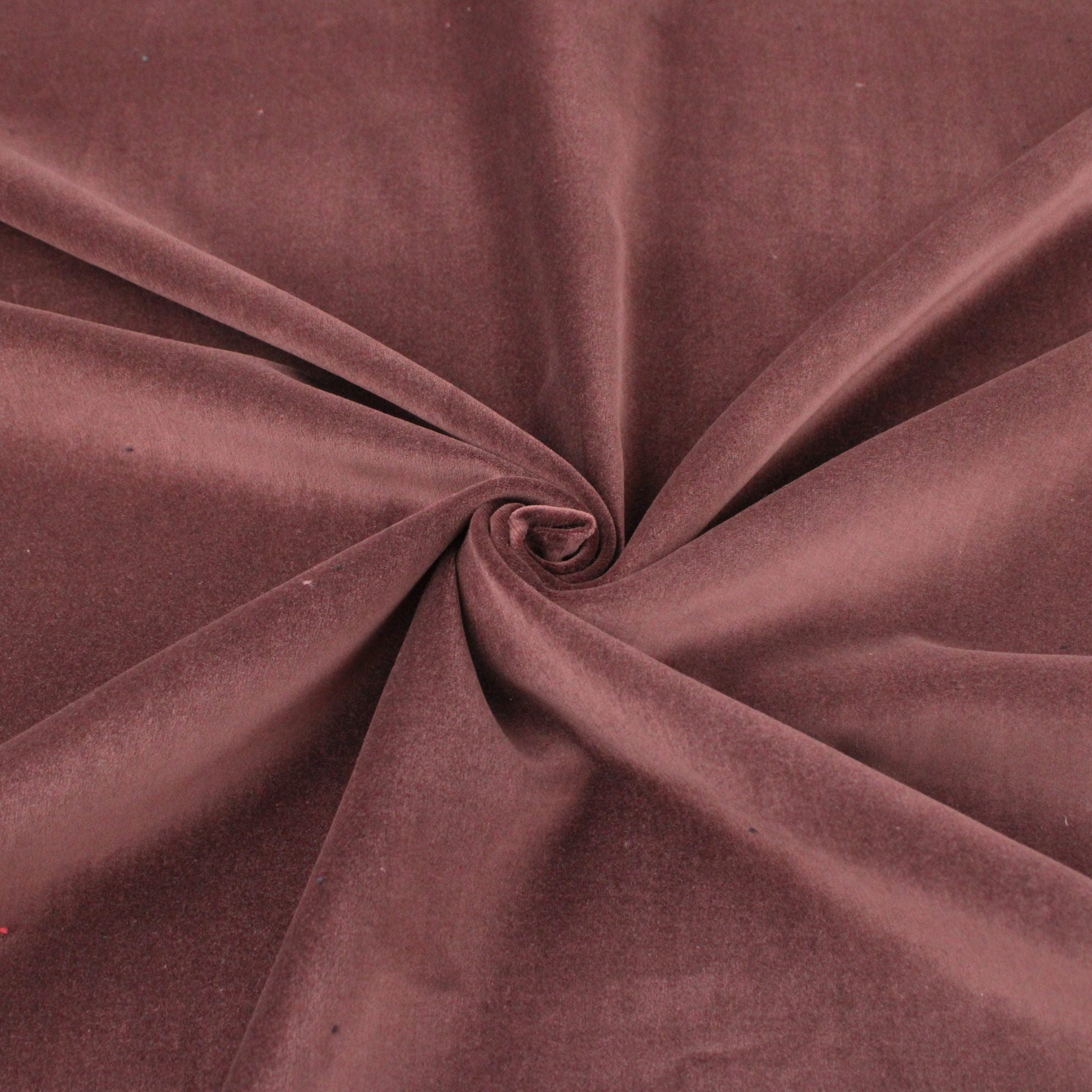 Genoa Pure 100% Cotton Velvet Upholstery Fabric - Chocolate – Lullabee ...