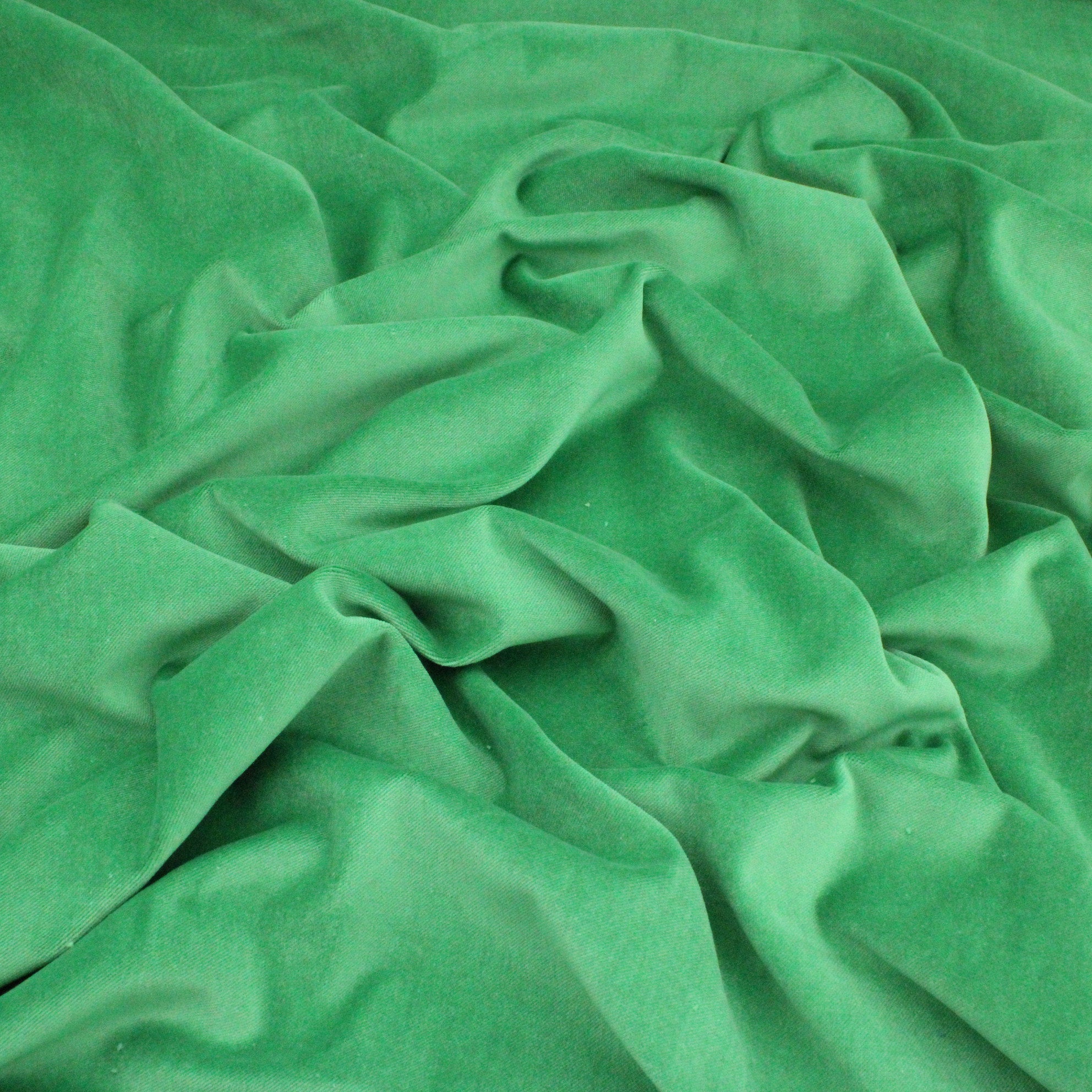 Genoa Pure 100% Cotton Velvet Upholstery Fabric - Emerald – Lullabee ...