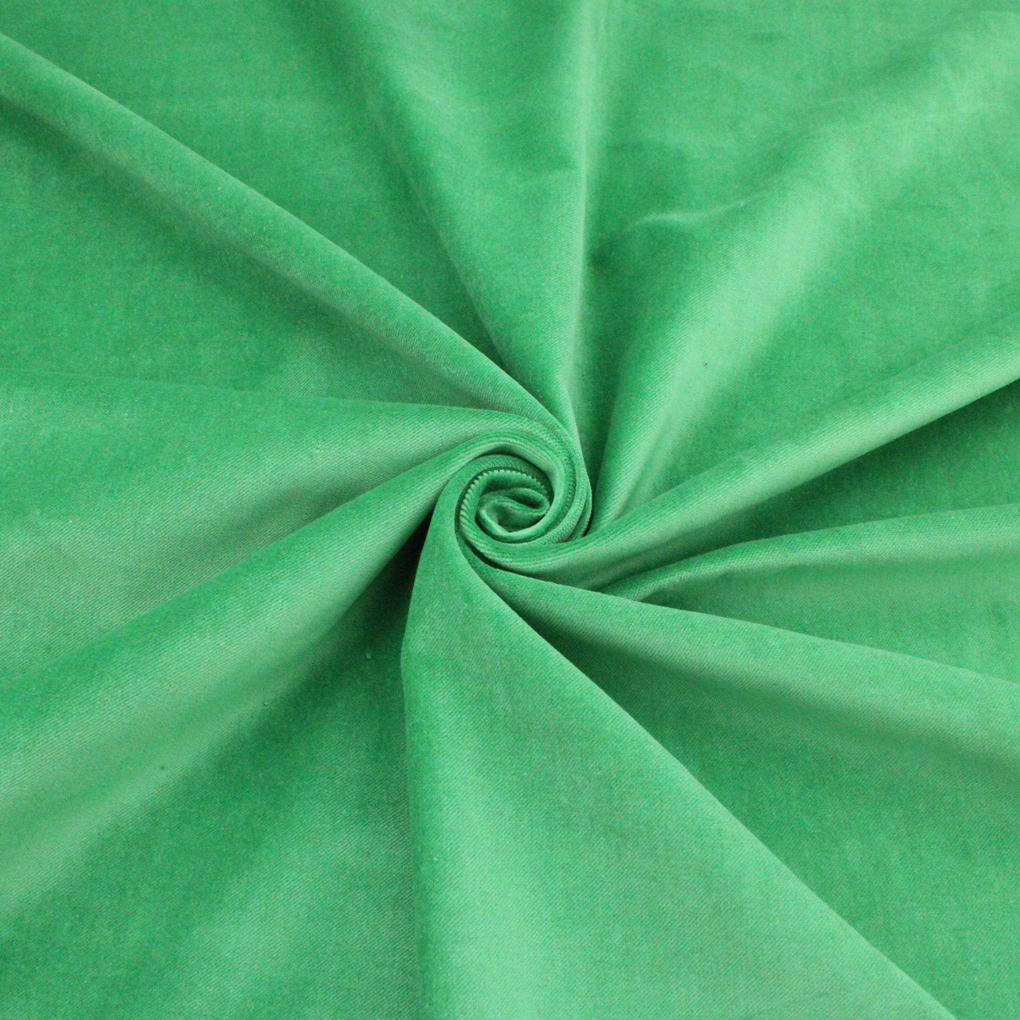 Genoa Pure 100% Cotton Velvet Upholstery Fabric - Emerald – Lullabee ...