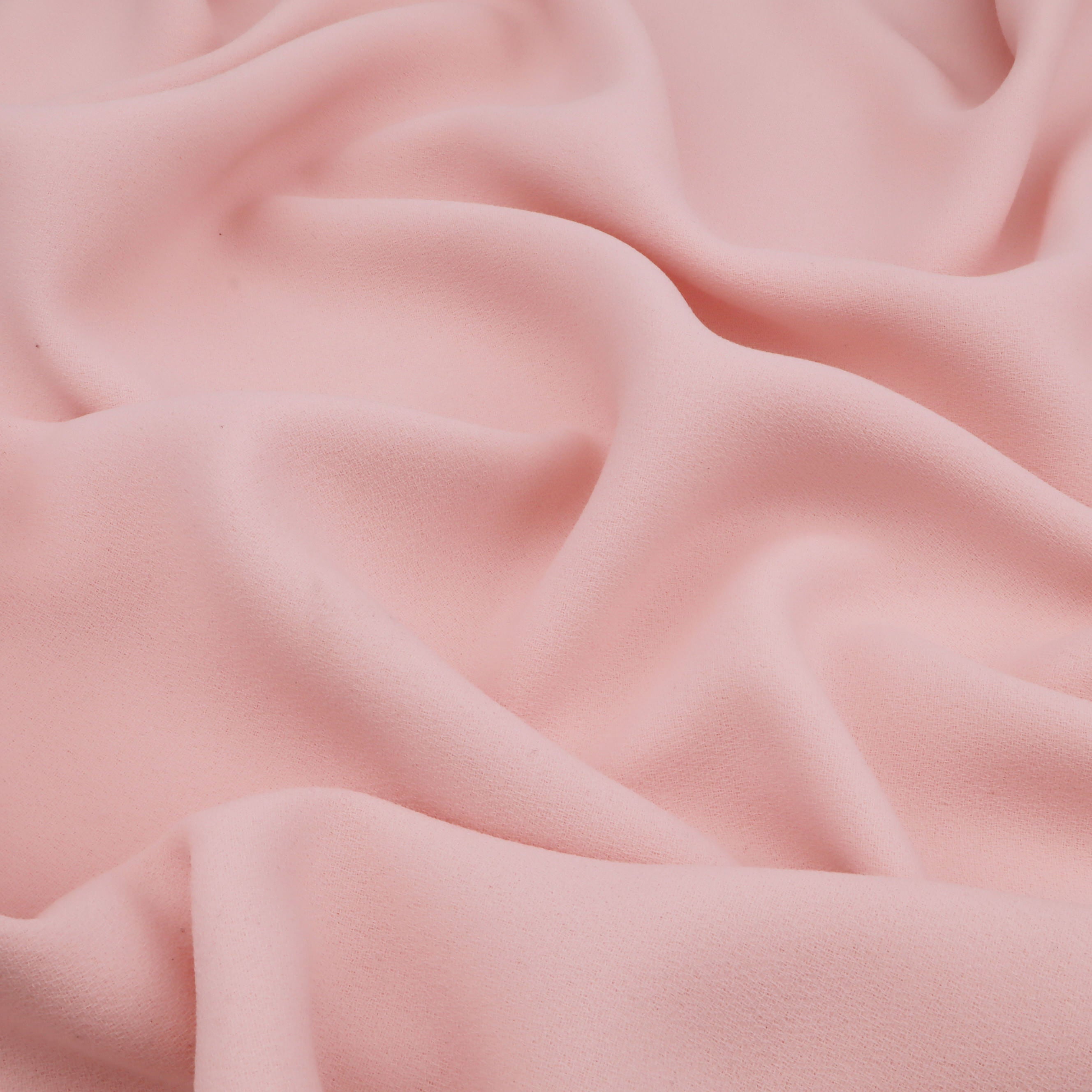 Heavy Triple Crepe Plain Dressmaking Fabric - Shell Pink – Lullabee Fabrics