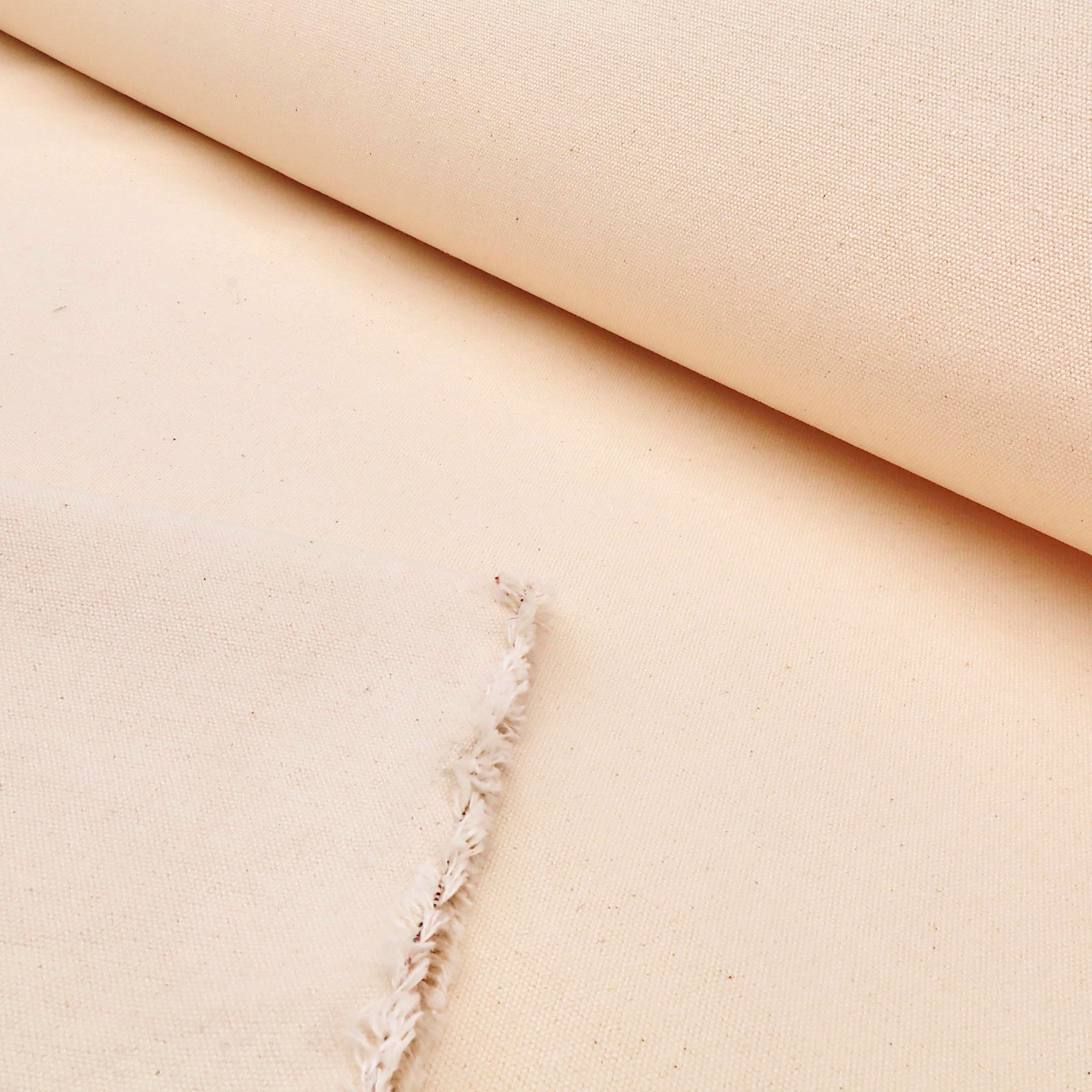 Heavyweight Thick Durable Cotton Canvas Craft Fabric - Natural ...