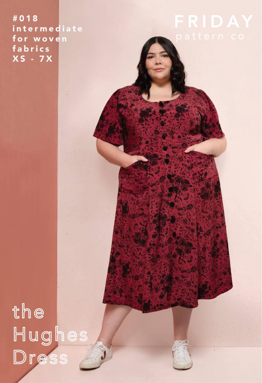 Hughes Dress Sewing Pattern - By Friday Pattern Company – Lullabee Fabrics