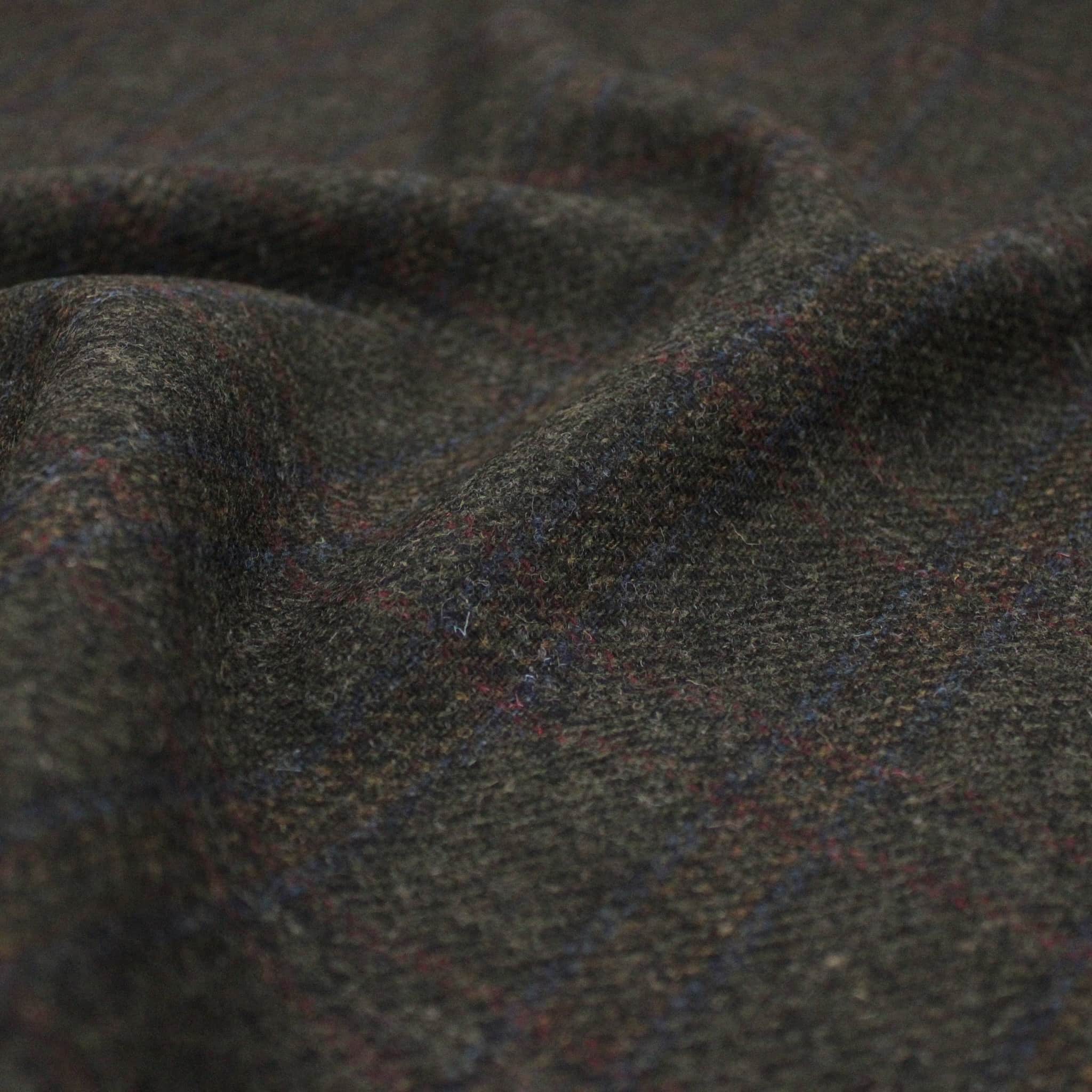 Italian Pure Wool Coating Jacketing and Suiting - Iron Tweed Check ...