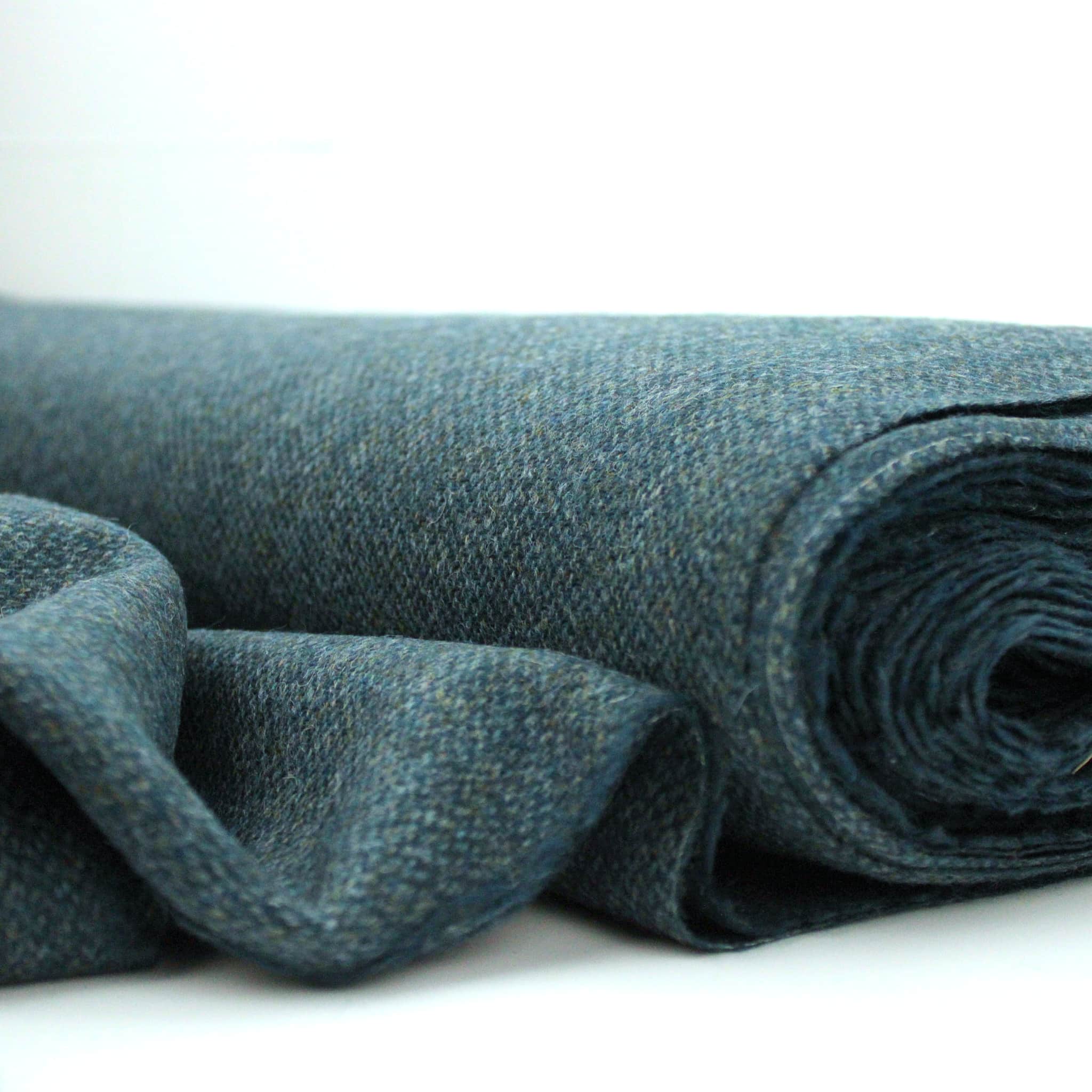 Italian Pure Wool Coating Jacketing and Suiting - Teal Tweed – Lullabee ...