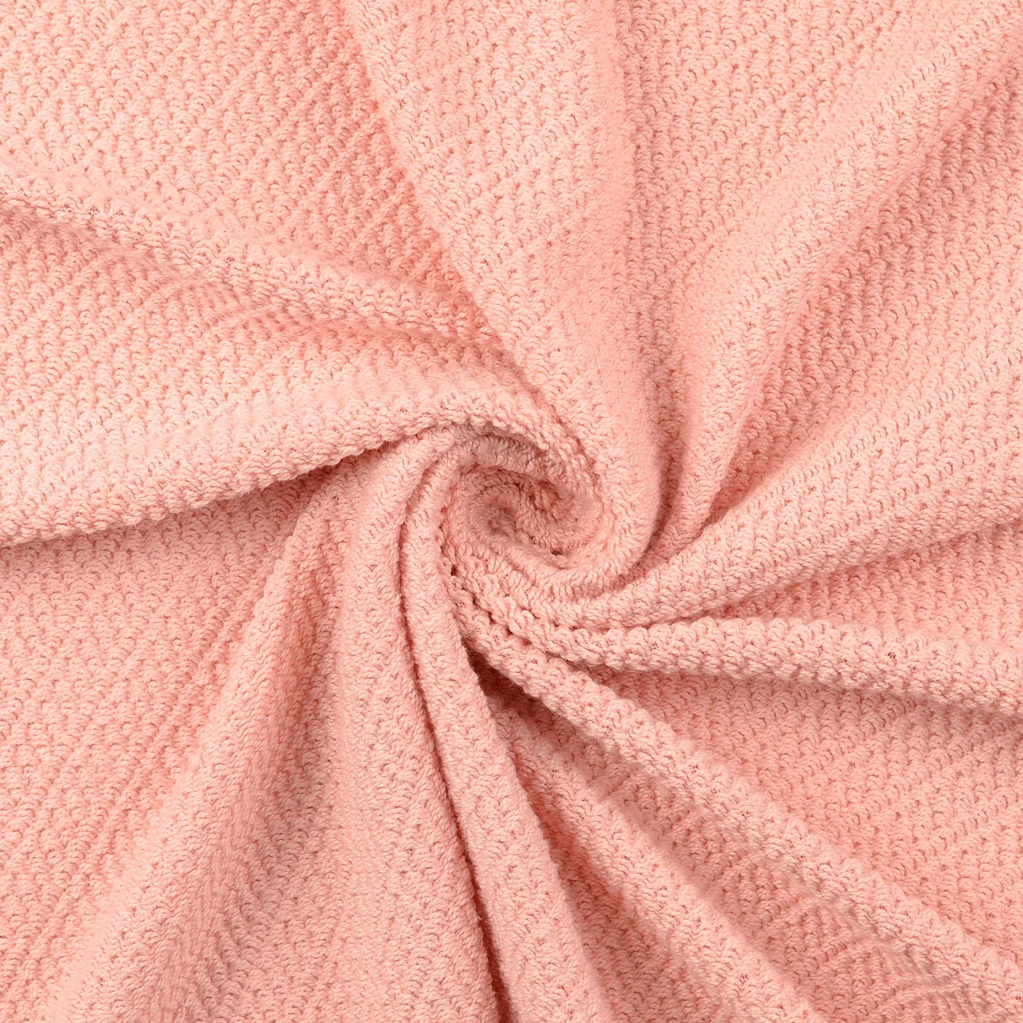 Maisie Heavy Knit Rubbed Jersey Cardigan Jumper Dressmaking Fabric - R ...