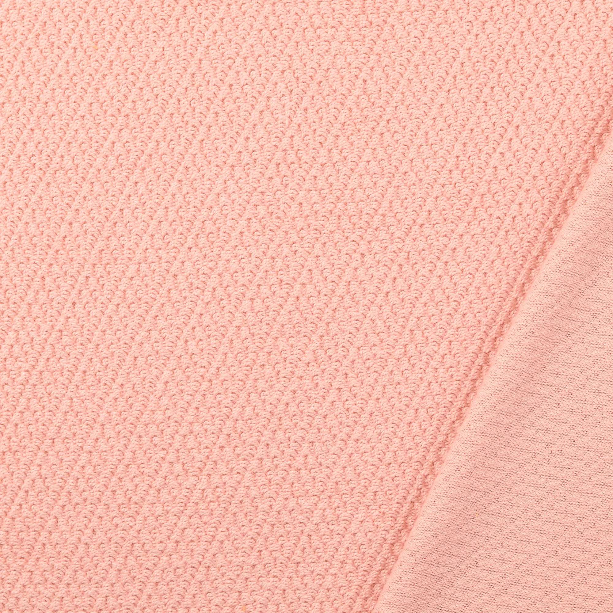 Maisie Heavy Knit Rubbed Jersey Cardigan Jumper Dressmaking Fabric - R ...