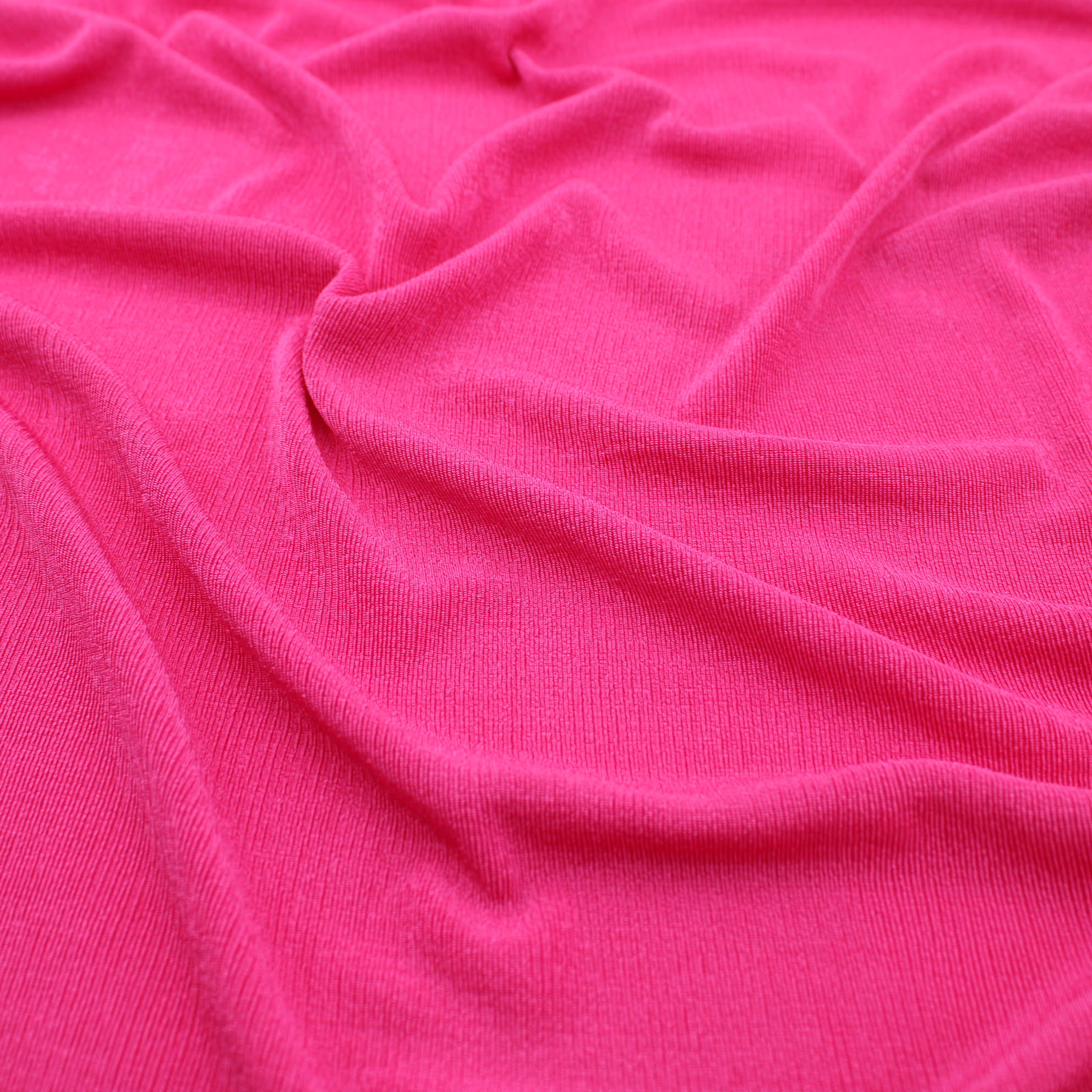Maxine Slinky Shiny Stretch Textured Jersey Fabric - Hot Pink ...