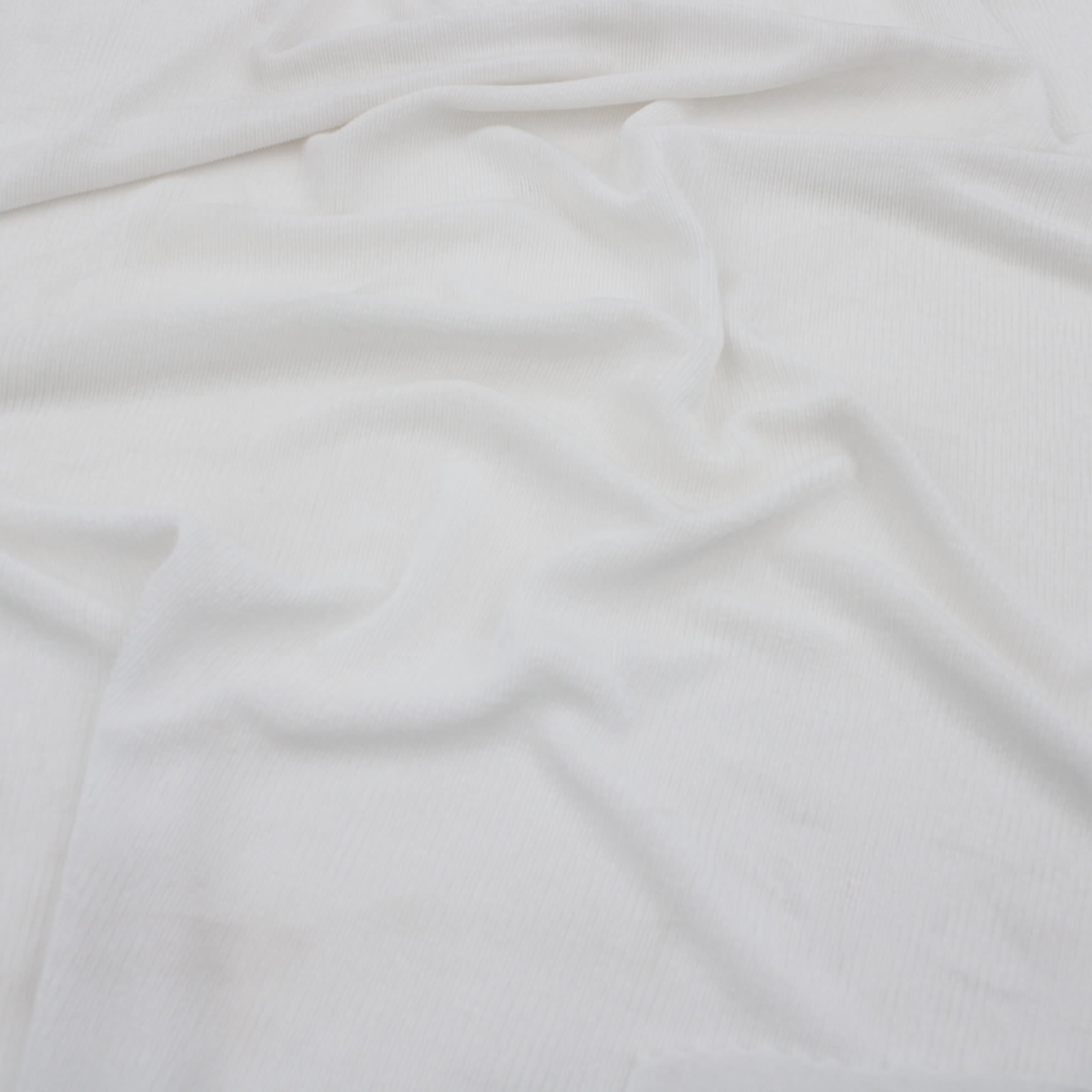 Maxine Slinky Shiny Stretch Textured Jersey Fabric - Ivory – Lullabee ...
