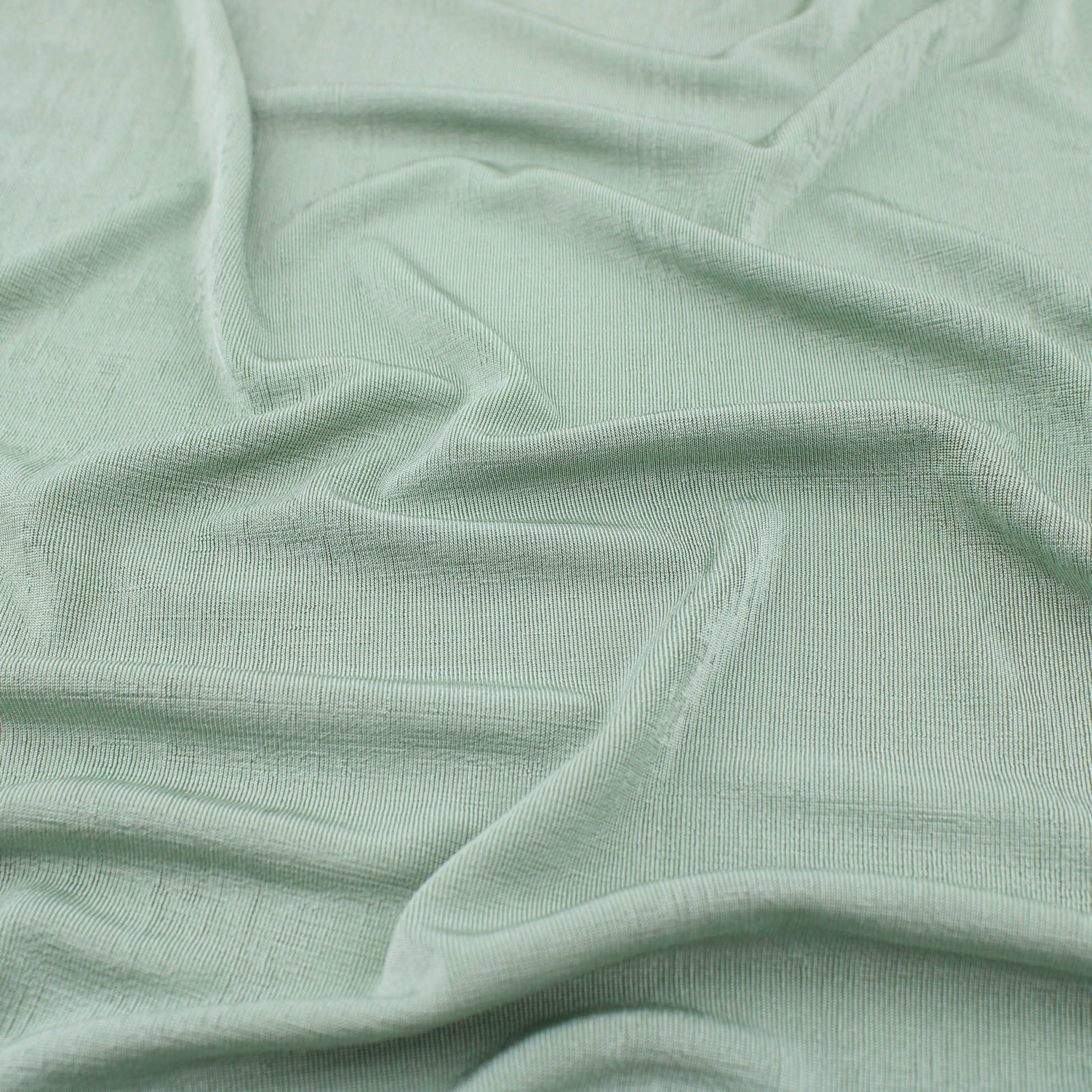 Maxine Slinky Shiny Stretch Textured Jersey Fabric - Sage Green ...