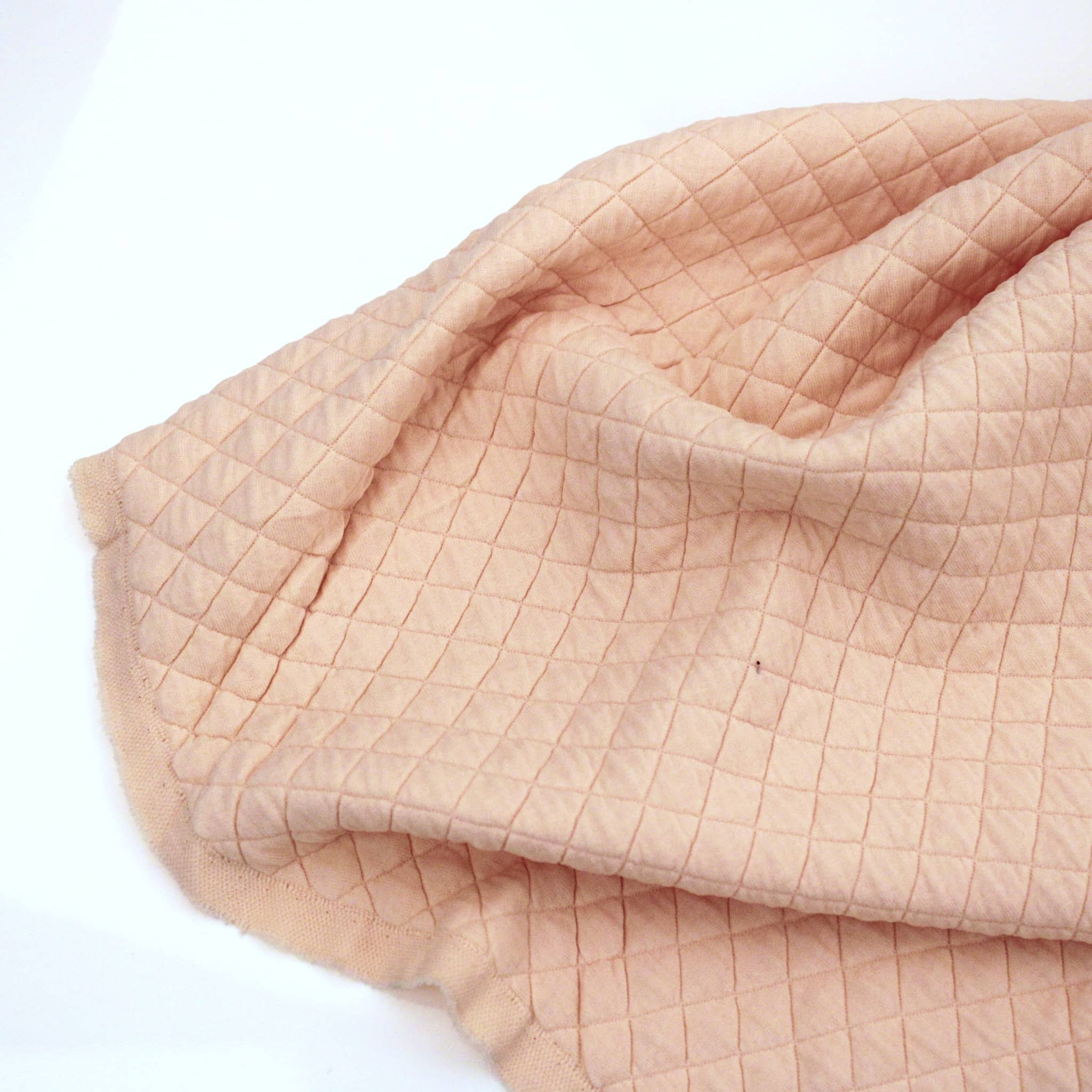 Molly Stretch Mini Diamond Quilted - Peach – Lullabee Fabrics