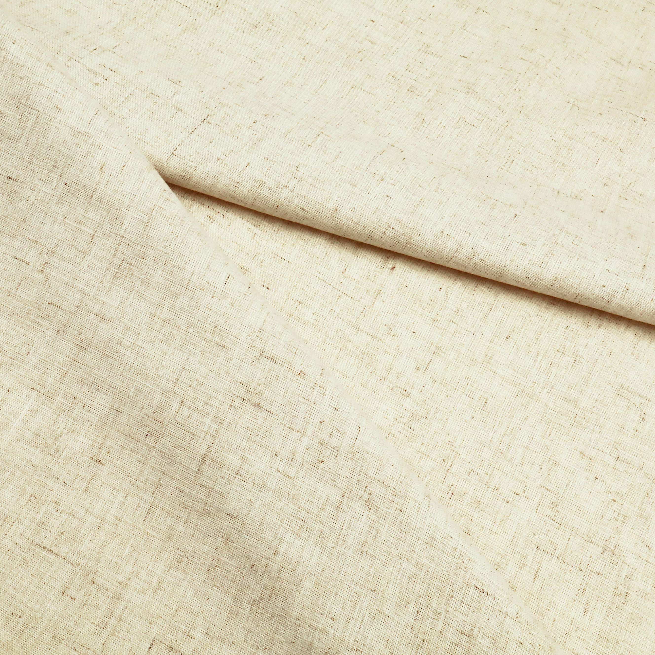 Natural Bamboo Linen Shirting Eco-Friendly & Soft Dressmaking Fabric ...