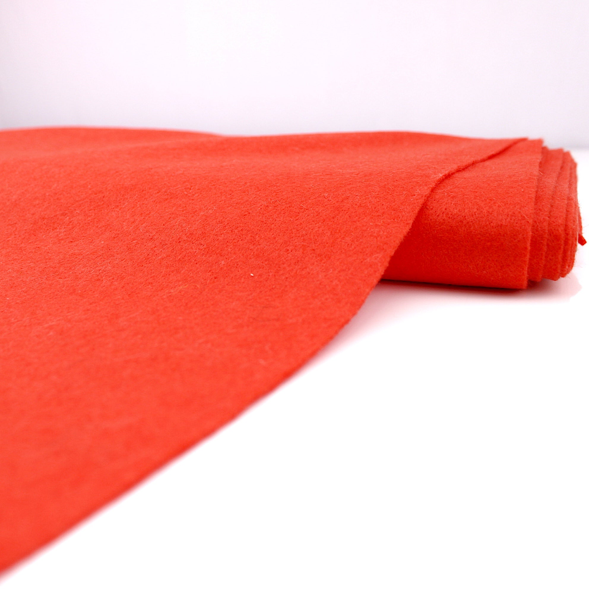 Oscar Wool Mix Felt Craft Fabric - Orange – Lullabee Fabrics