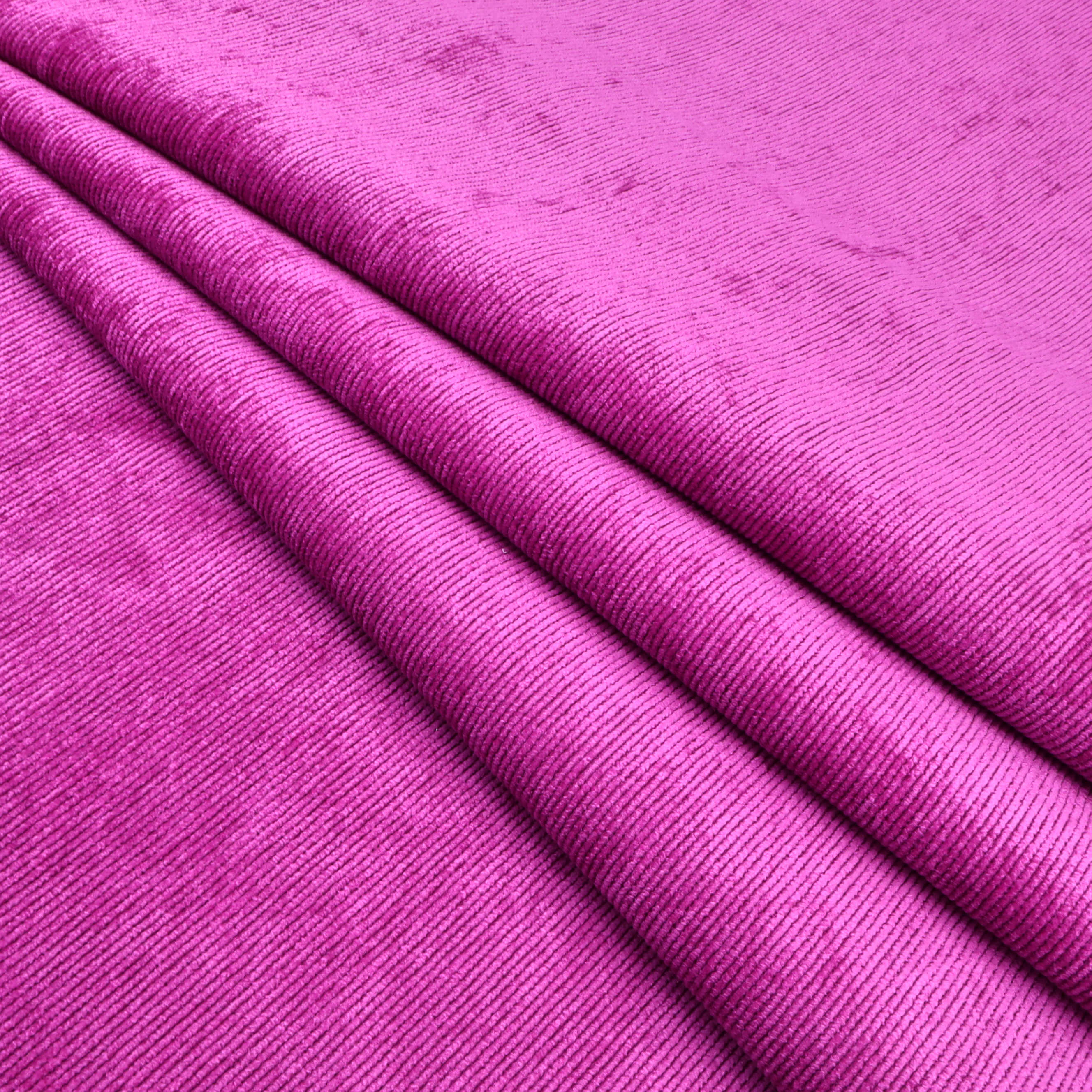 Plain 21 Wale Stretch Corduroy Dressmaking Fabric - Fuschia – Lullabee ...