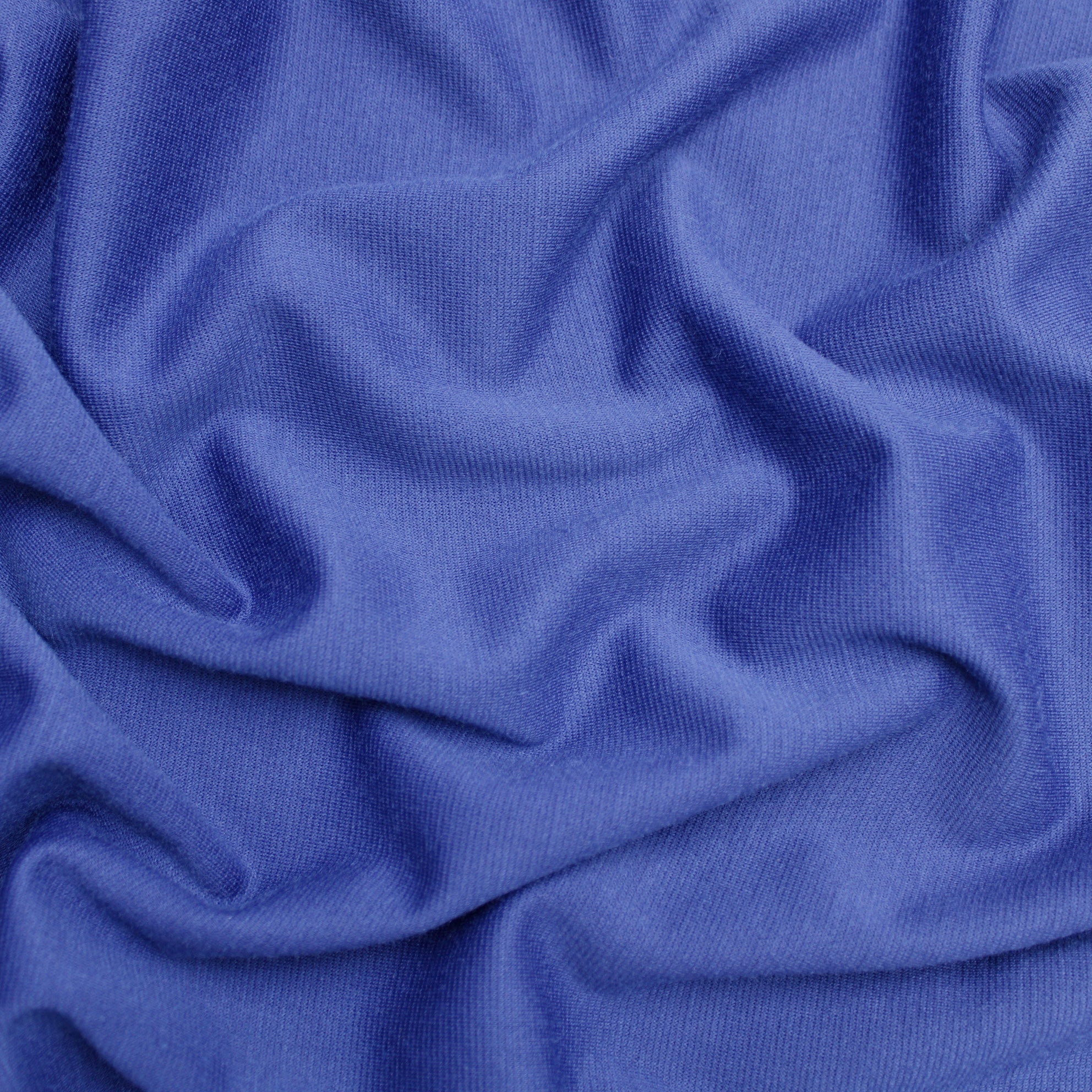 Plain Poly Ponte Roma Double Knit Stretch Jersey Fabric - Royal Blue ...
