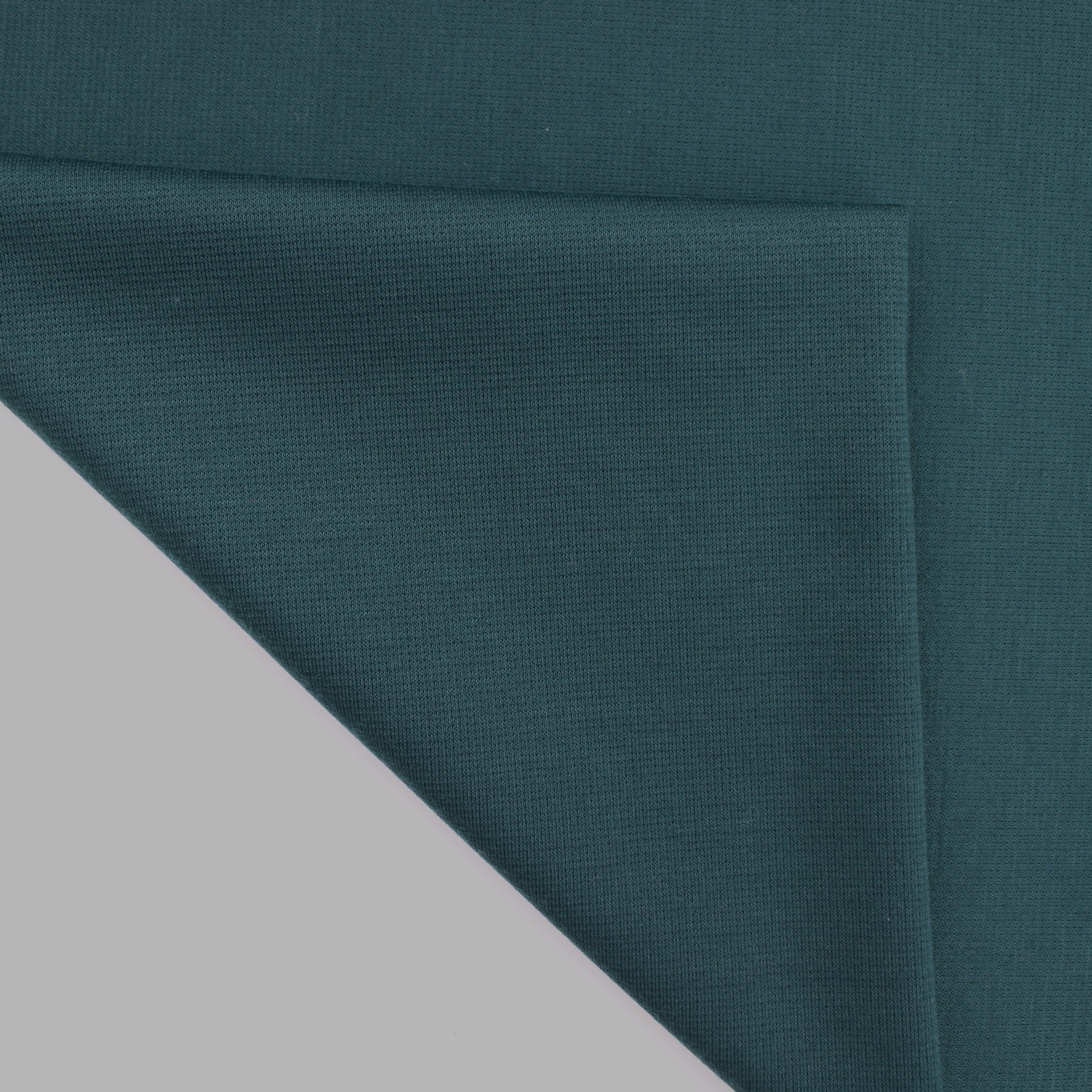 Plain Poly Ponte Roma Double Knit Stretch Jersey Fabric - Teal ...
