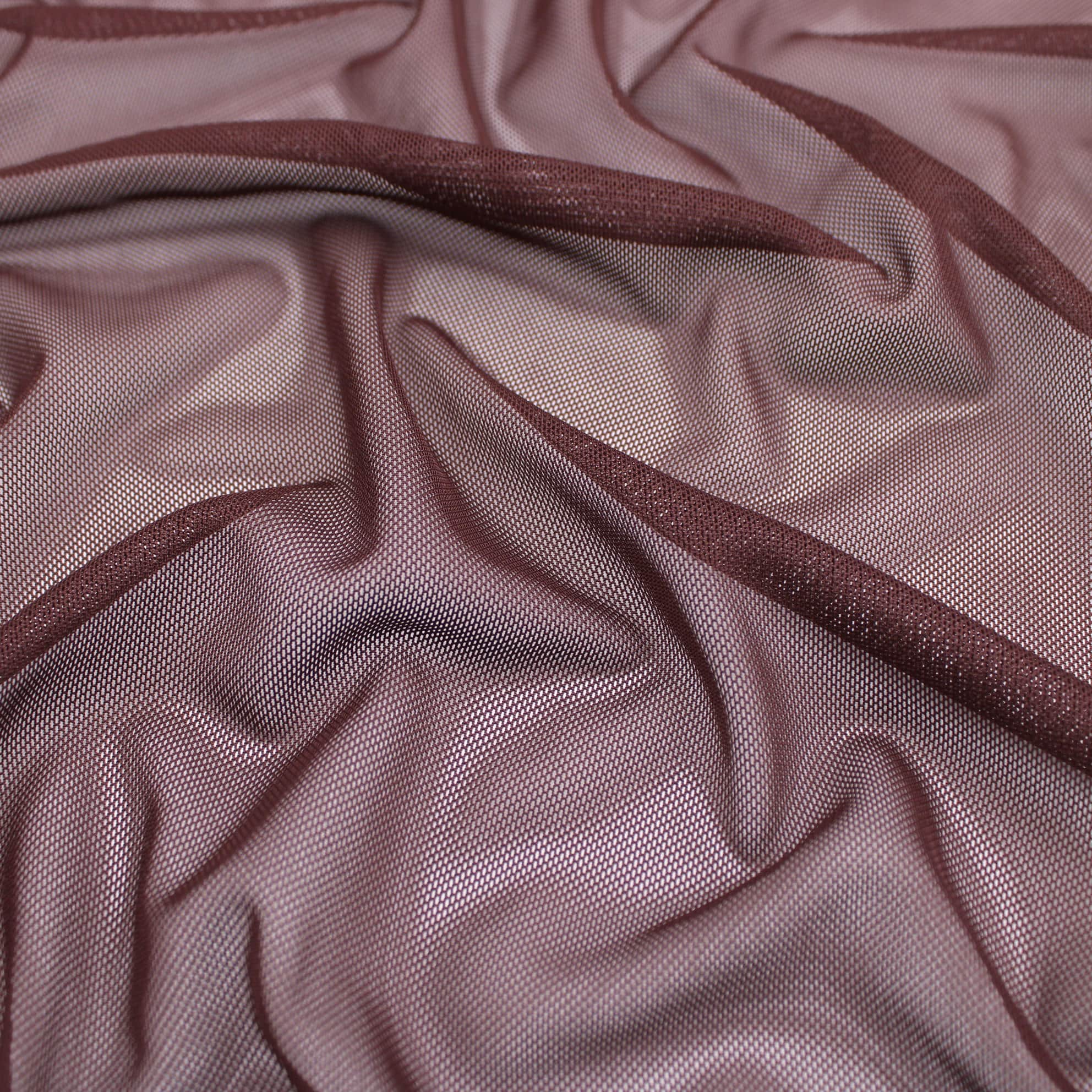 Power Mesh Net 4 Way Stretch Sheer Fabric - Brown – Lullabee Fabrics