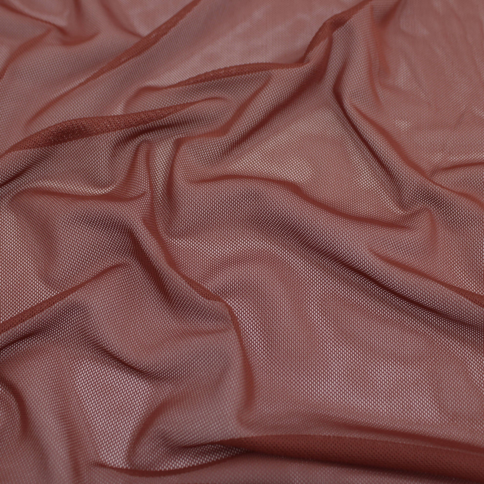 Power Mesh Net 4 Way Stretch Sheer Fabric - Chocolate – Lullabee Fabrics