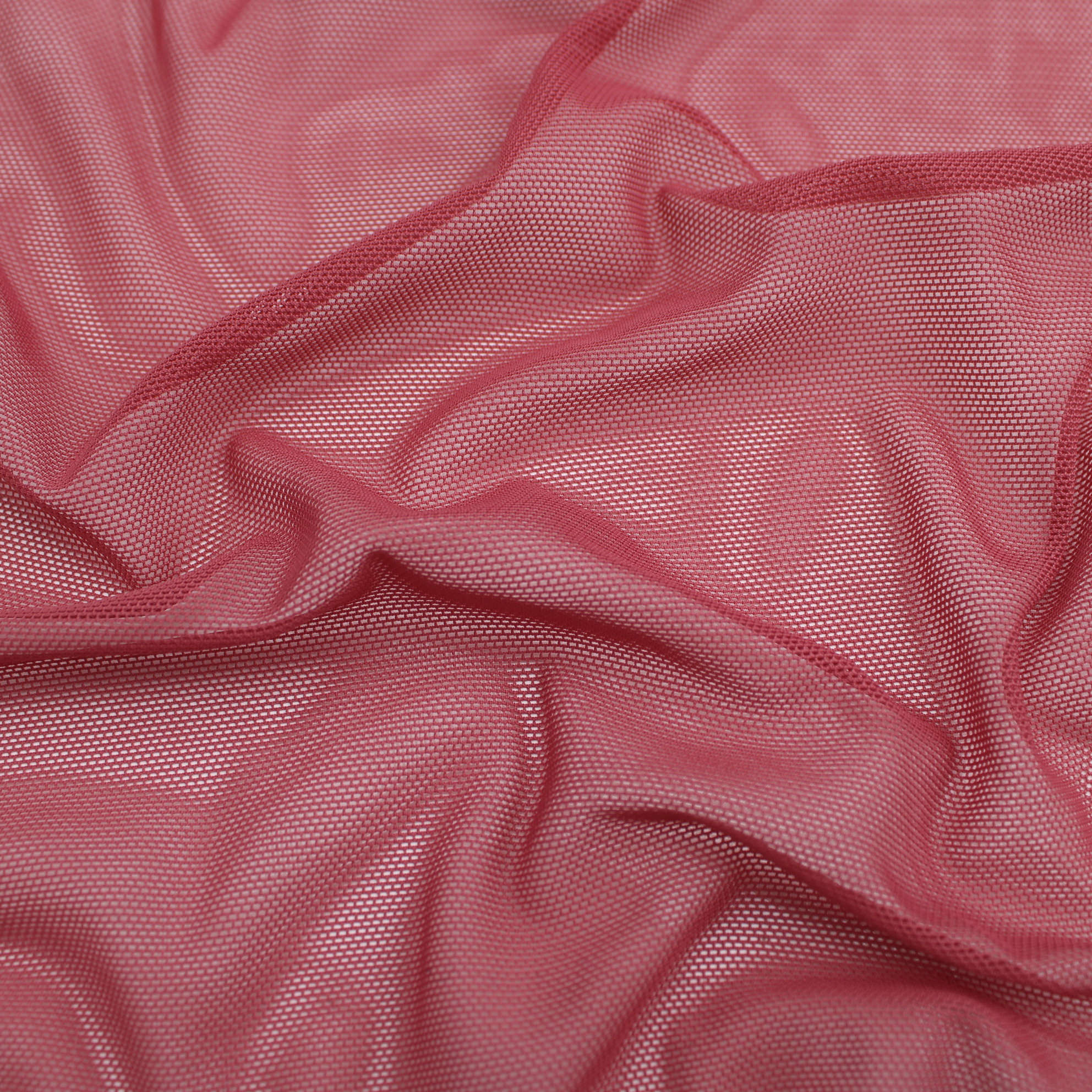 Power Mesh Net 4 Way Stretch Sheer Fabric - Dark Rose – Lullabee Fabrics