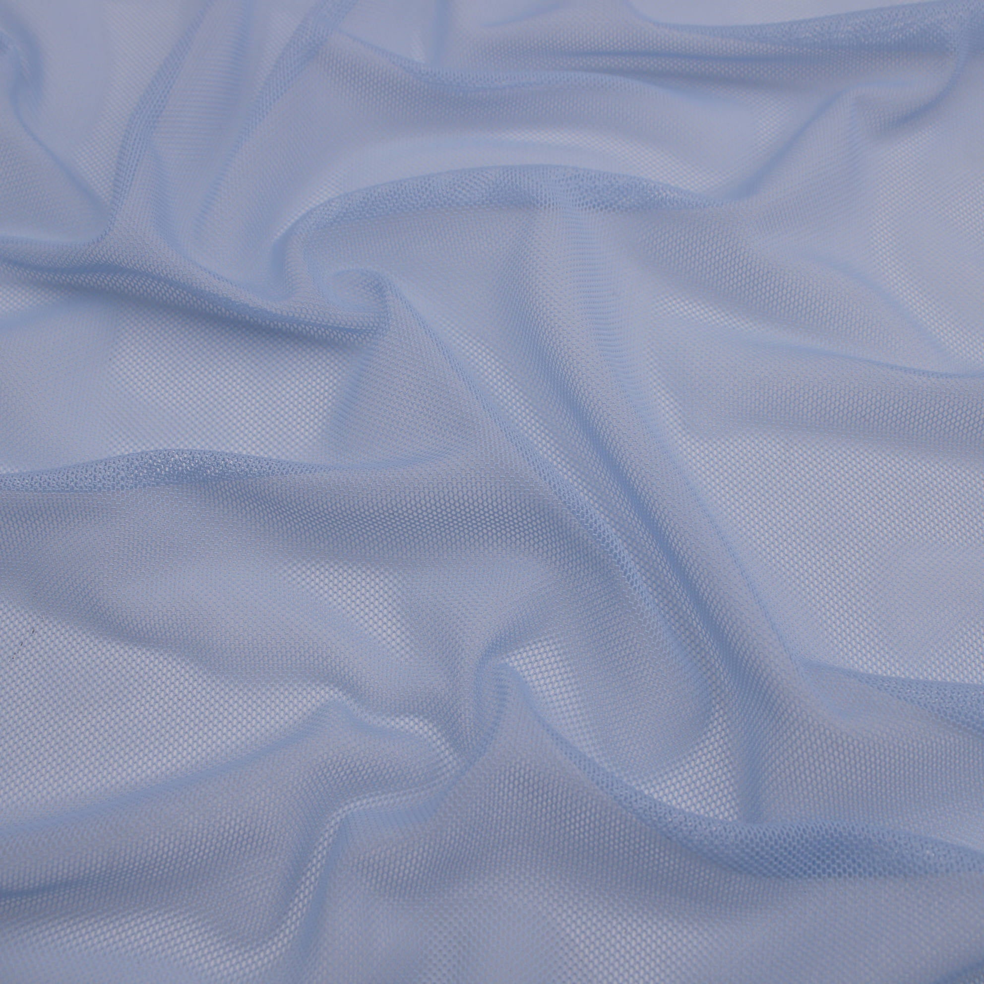 Power Mesh Net 4 Way Stretch Sheer Fabric - Sky Blue – Lullabee Fabrics