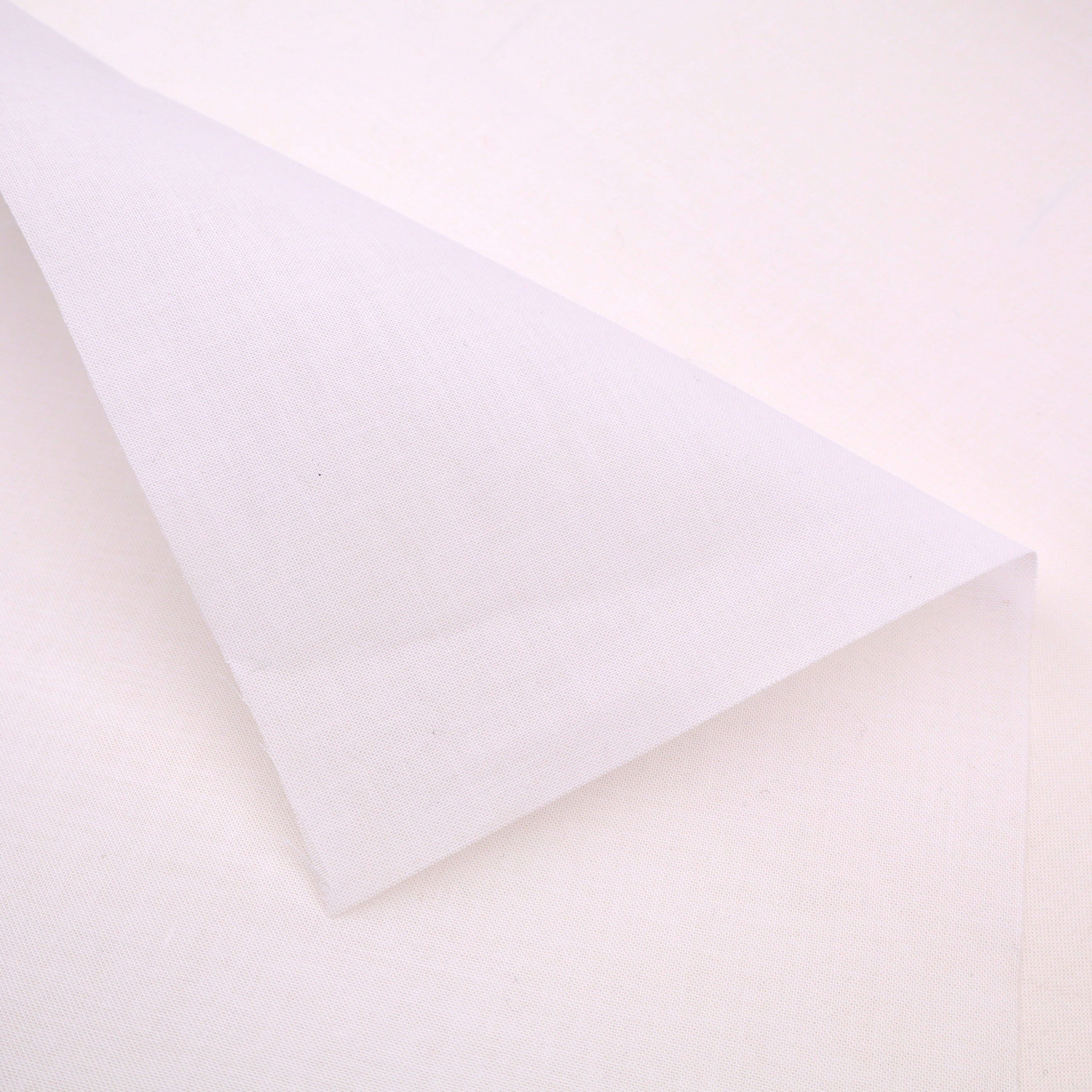 Premium Firm Cotton Interfacing Fabric for Shirt Collars, Cuffs & Dres ...