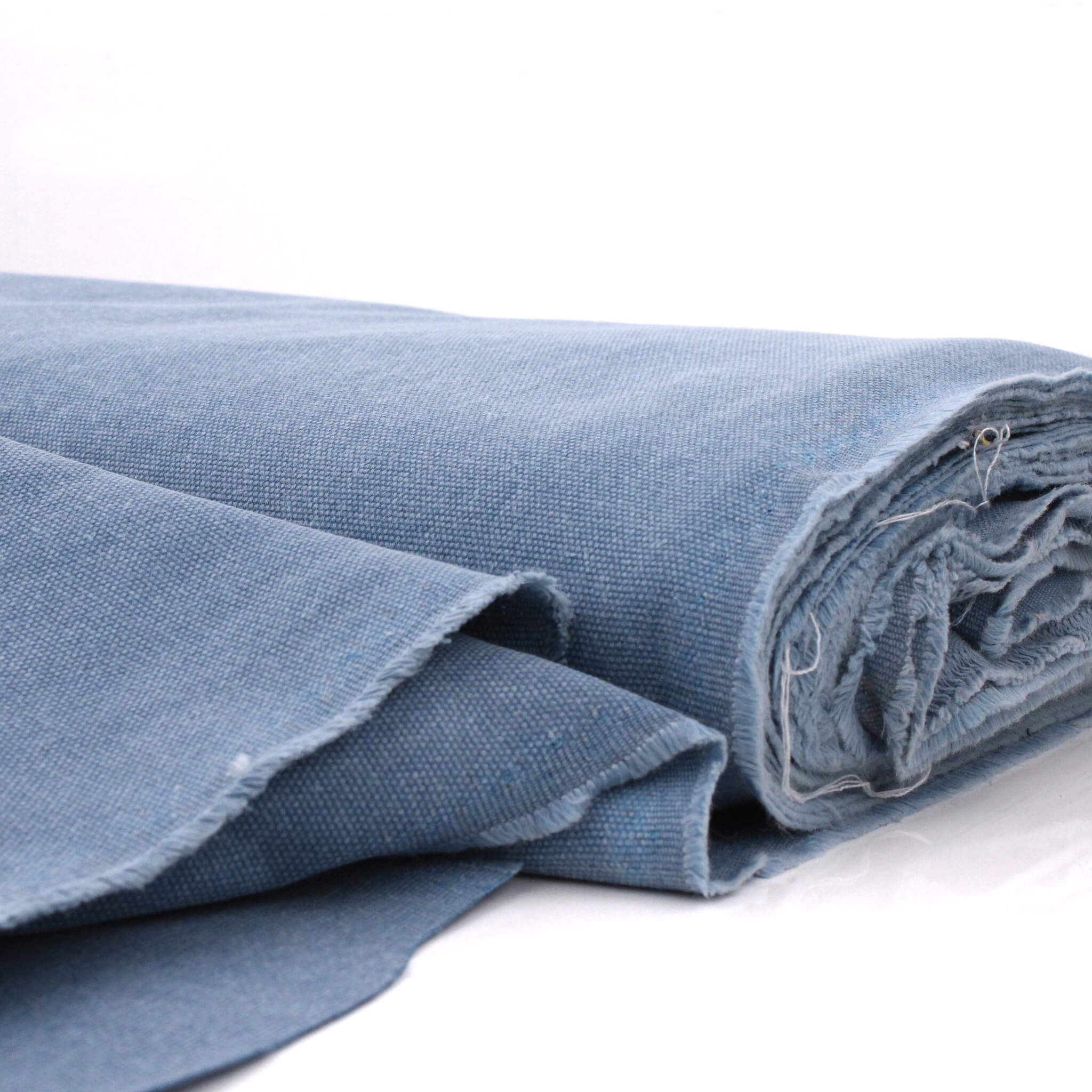 Rustic Textured Denim Bubble Effect Sofa Upholstery - Denim Blue ...