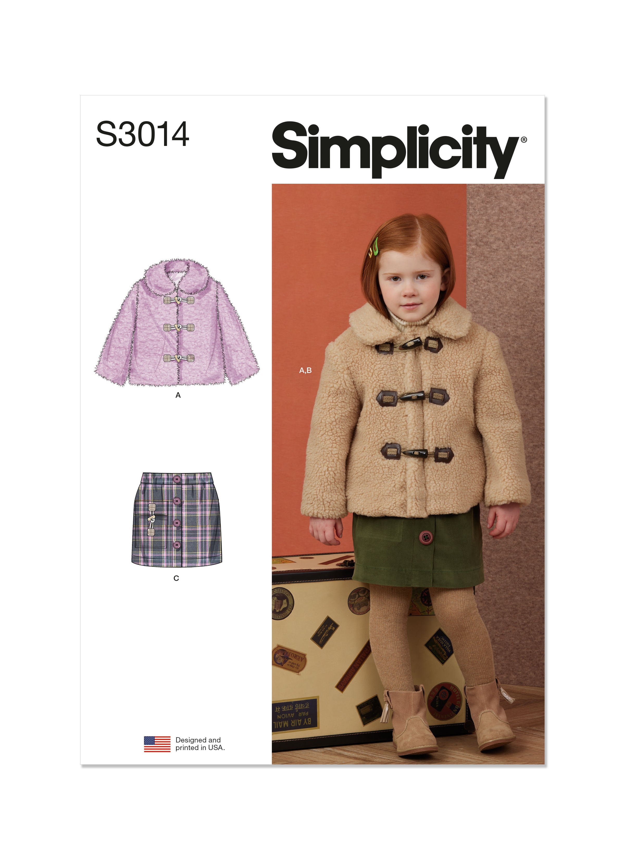Simplicity Children's Jacket and Skirts Sewing Pattern S3014A ...