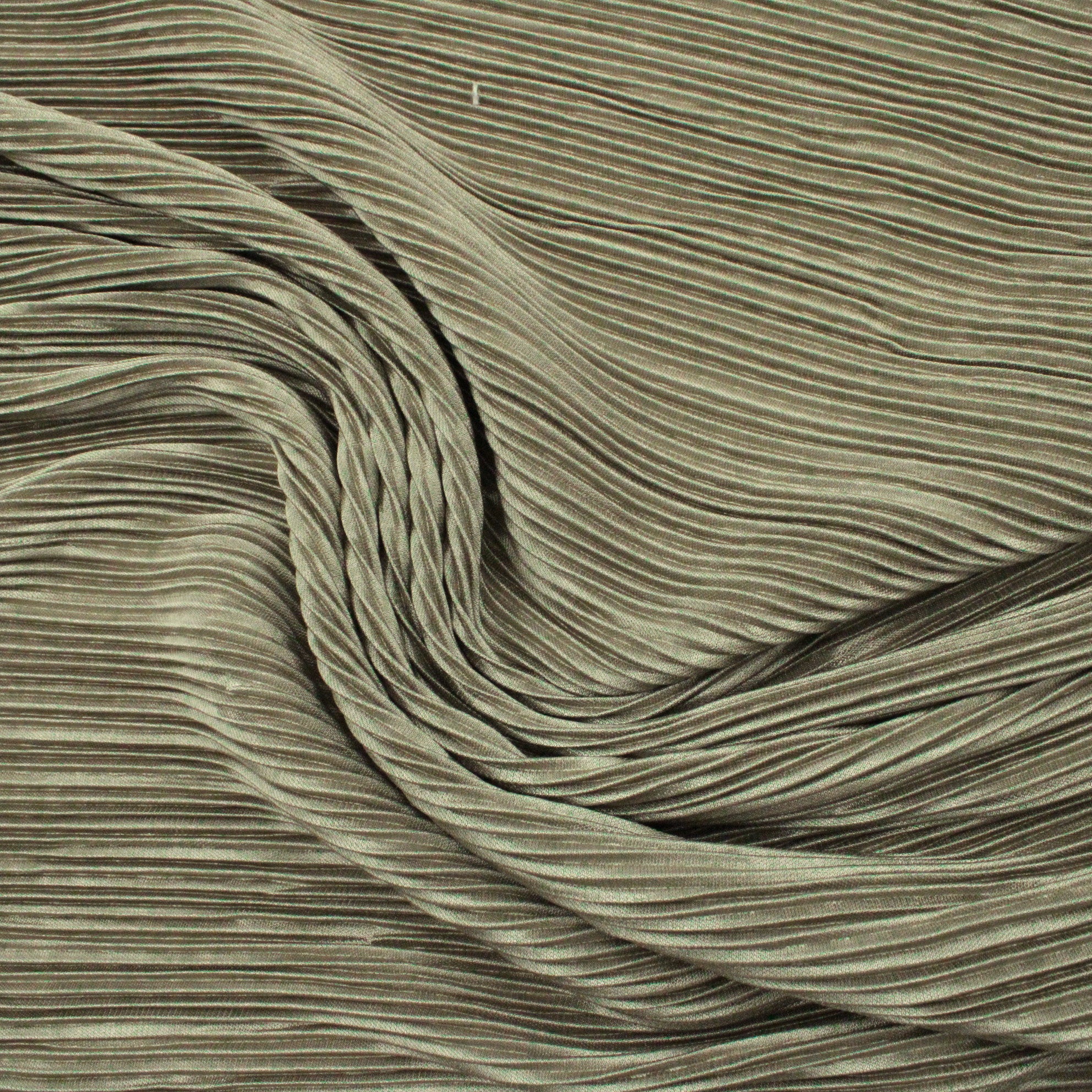 Satin Feel Cloque Crinkled Pleats Plisse Fabric - Khaki – Lullabee Fabrics