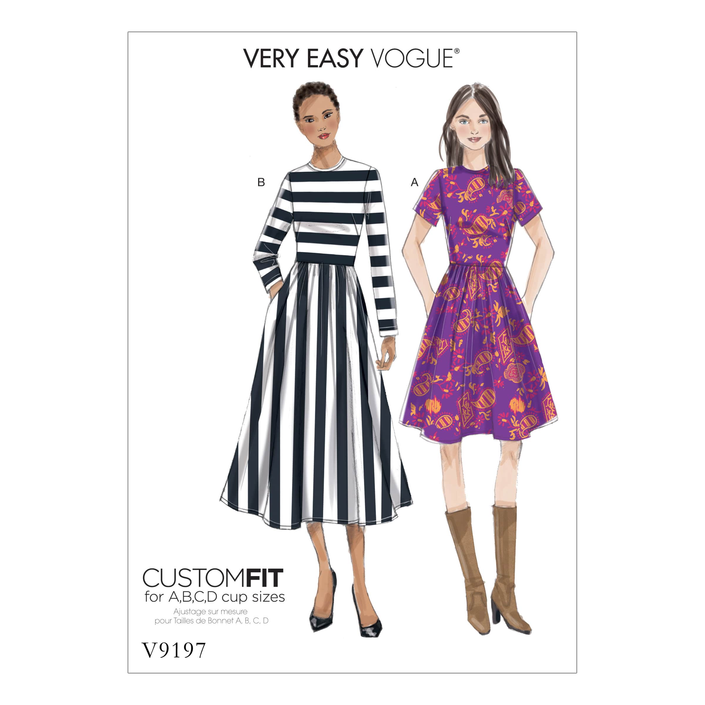 Vogue Dress Sewing Pattern V9197 – Lullabee Fabrics