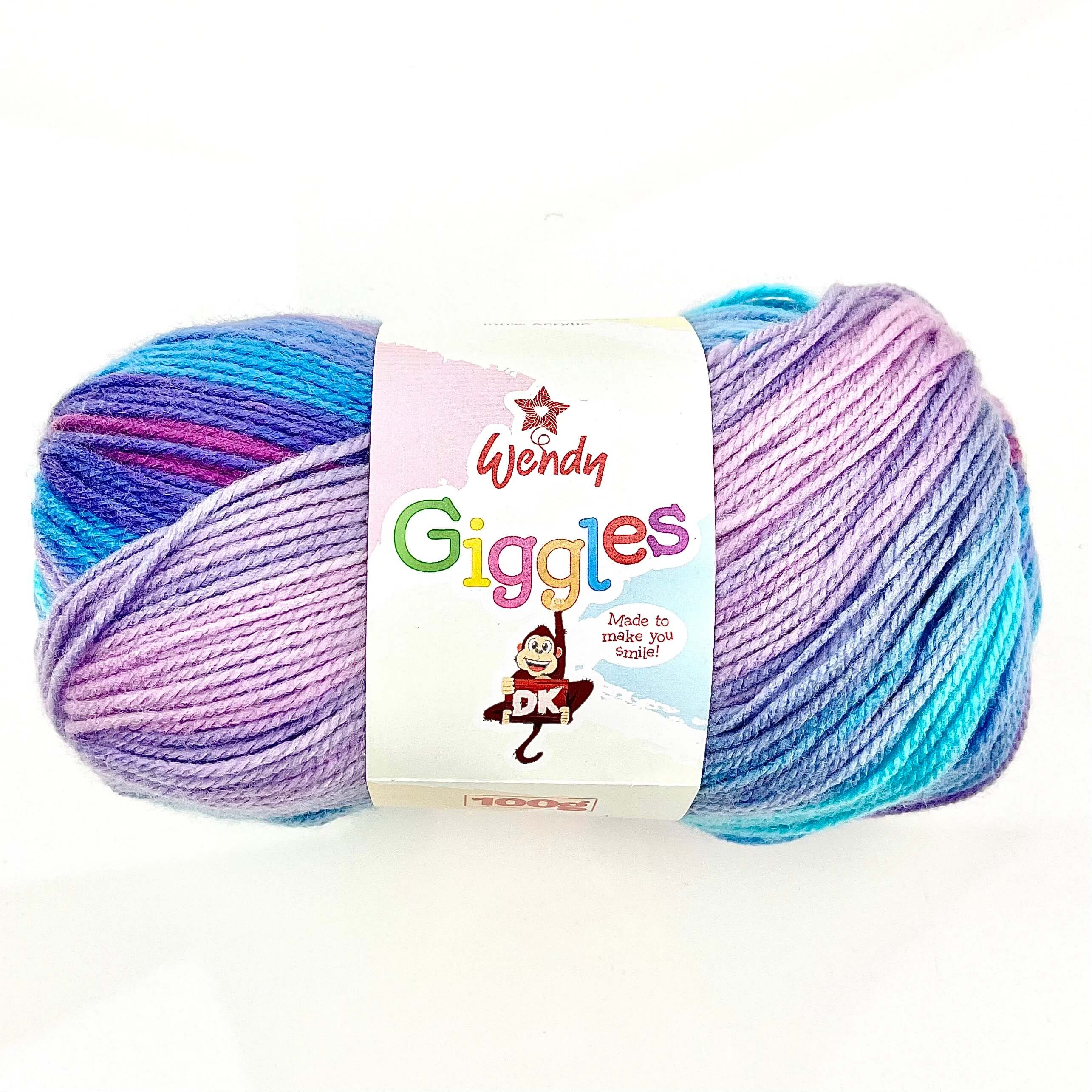 Wendy Wools Giggles DK Acrylic Yarn 100g - WG06 – Lullabee Fabrics