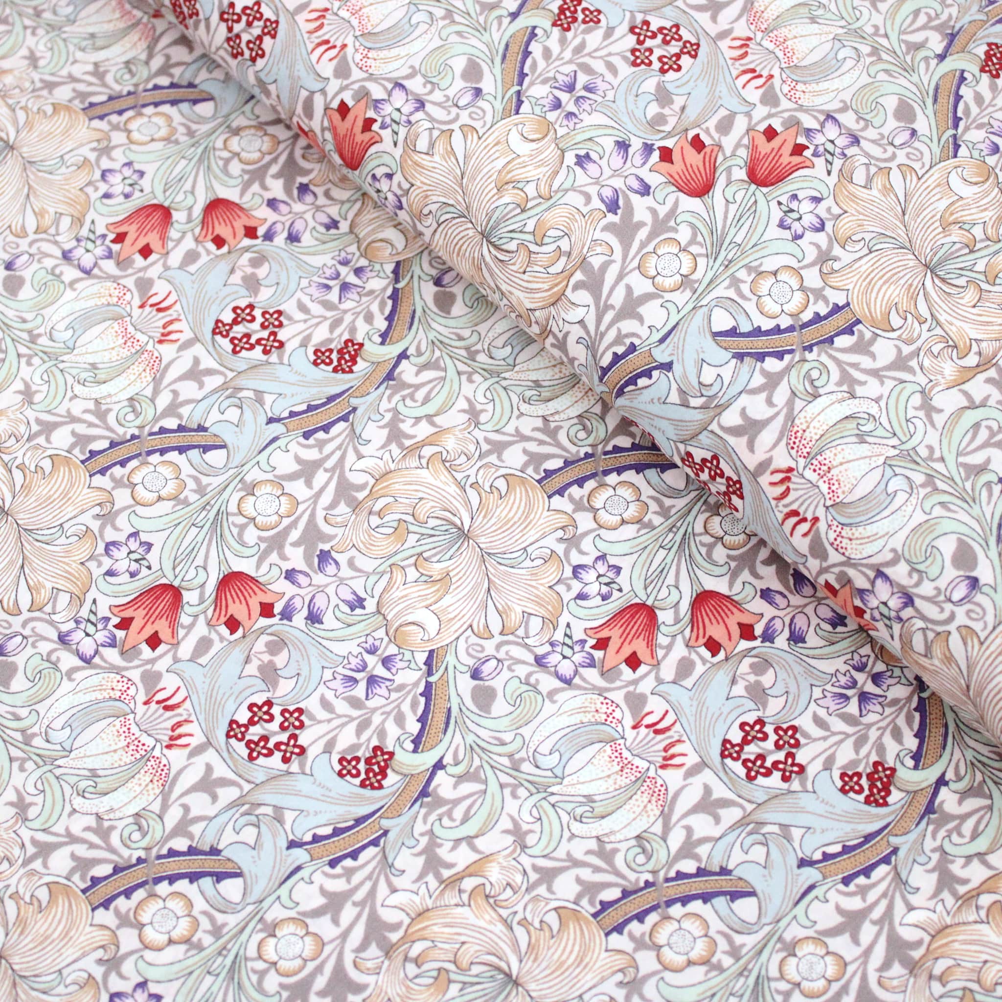 William Morris Pima Cotton Lawn - Golden Lily – Lullabee Fabrics