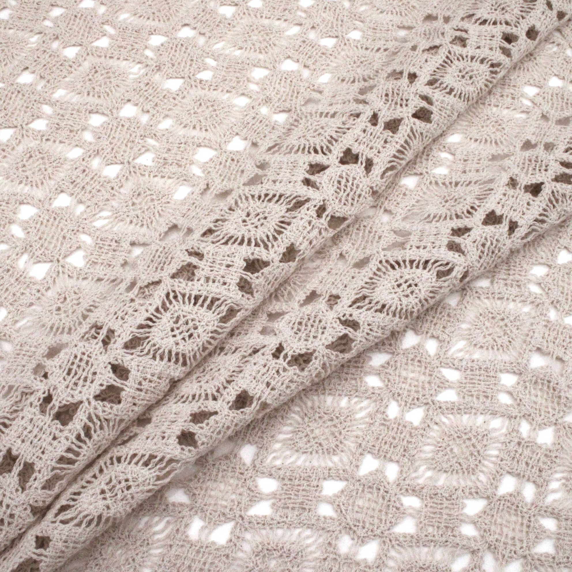 Tara Crochet Effect Cotton Fabric - Chequer – Lullabee Fabrics