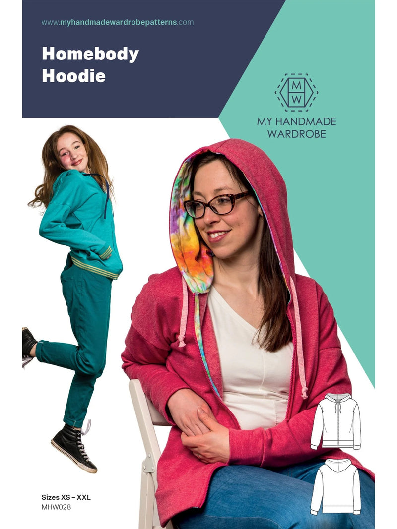 Homebody Hoodie Sewing Pattern - By My Handmade Wardrobe – Lullabee Fabrics
