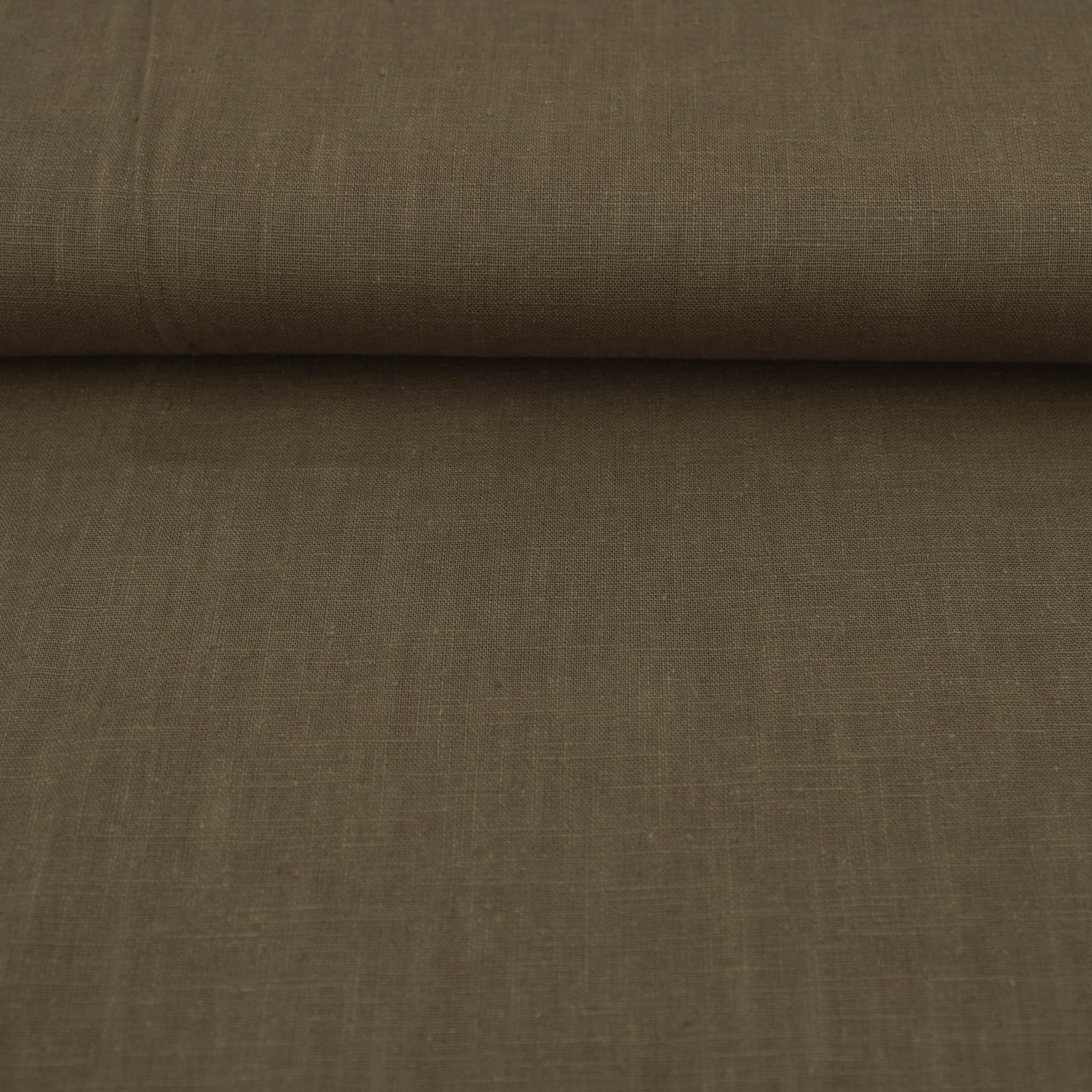 8 oz Washed Natural Linen - Khaki – Lullabee Fabrics