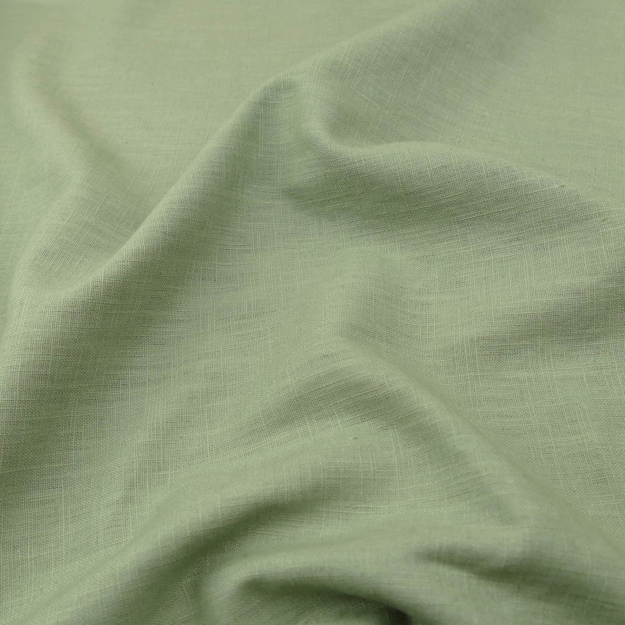 8 oz Washed Natural Linen - Old Green – Lullabee Fabrics