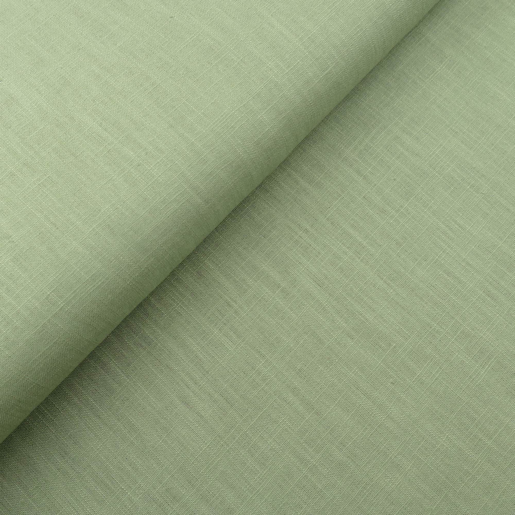 8 oz Washed Natural Linen - Old Green – Lullabee Fabrics