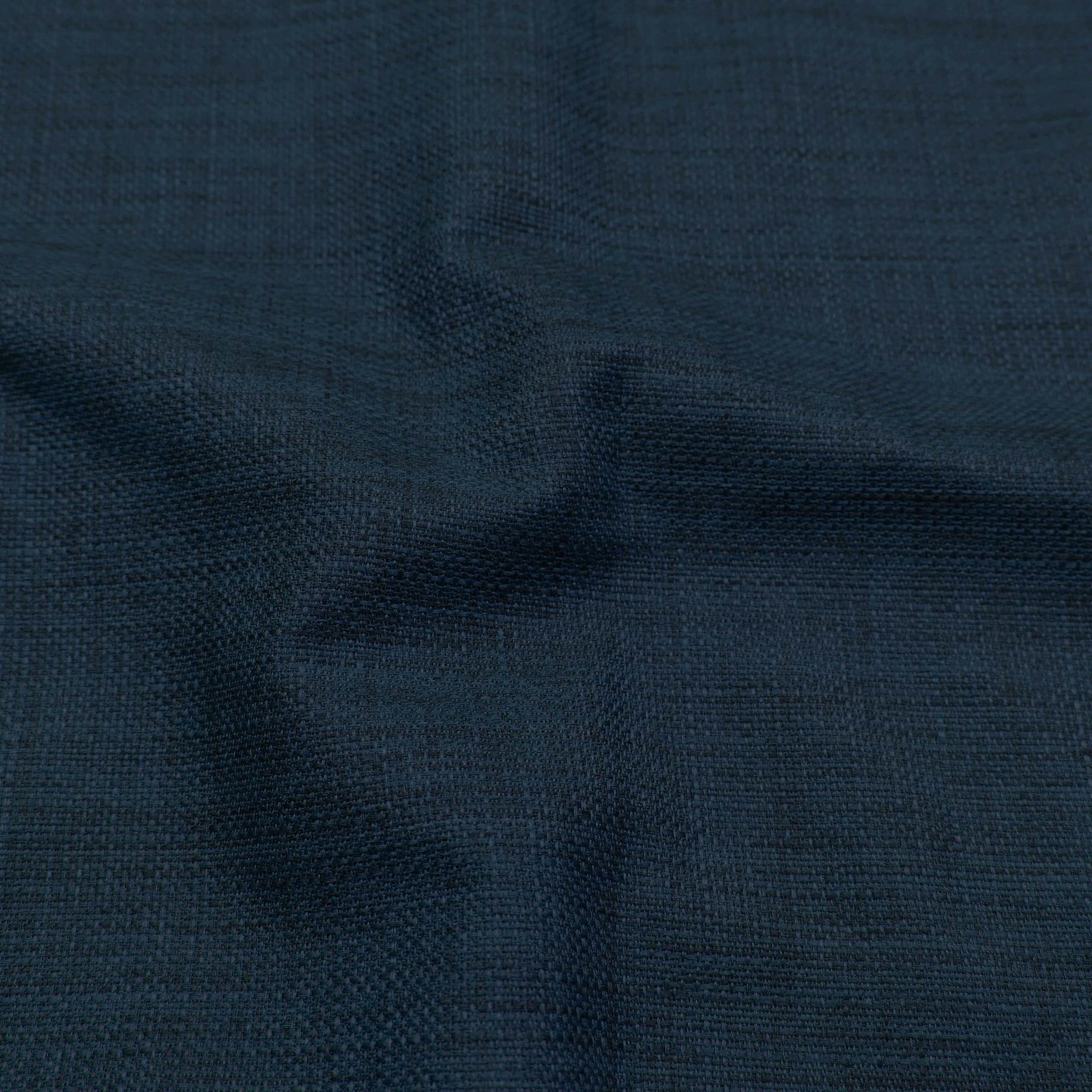 Antler Upholstery Linen Look - Prussian Blue – Lullabee Fabrics