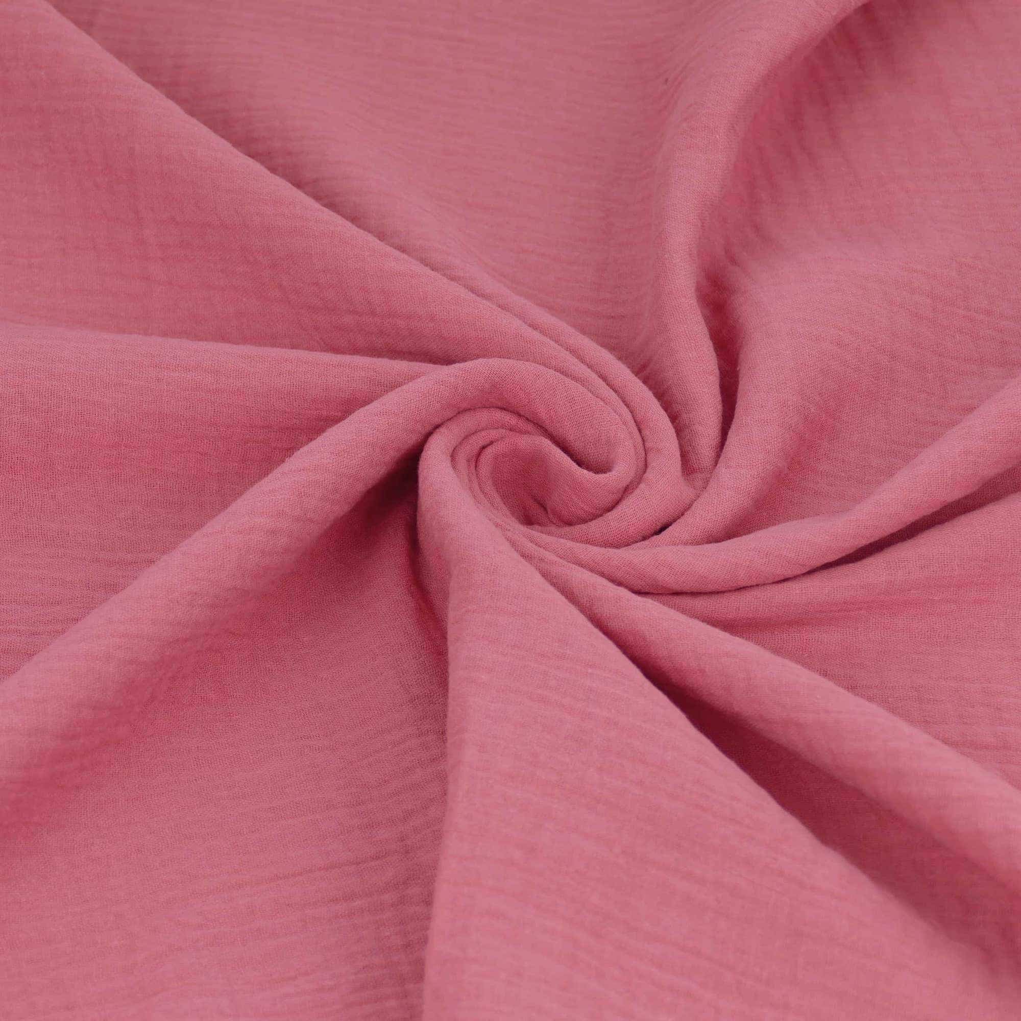 Double Gauze Plain Pure Cotton - Candy Pink – Lullabee Fabrics