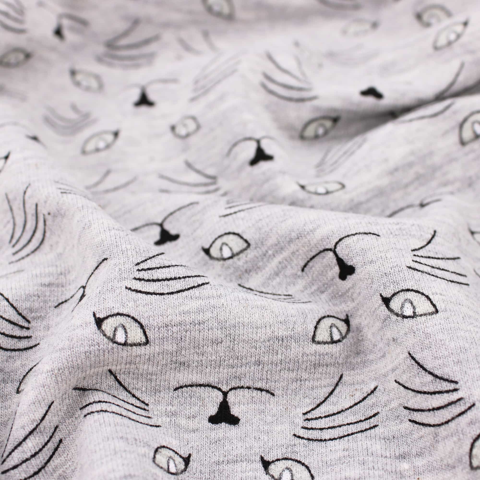 Glow In The Dark Cotton Jersey - Cat – Lullabee Fabrics